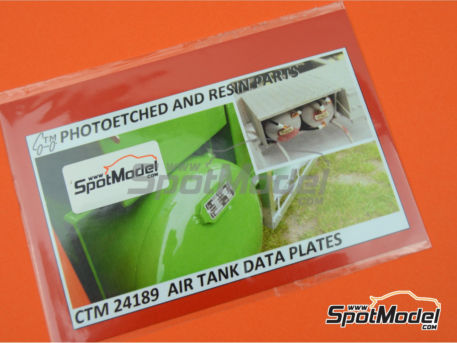 Czech Truck Model CTM24189: Detail 1/24 scale - Air tank data plates ...