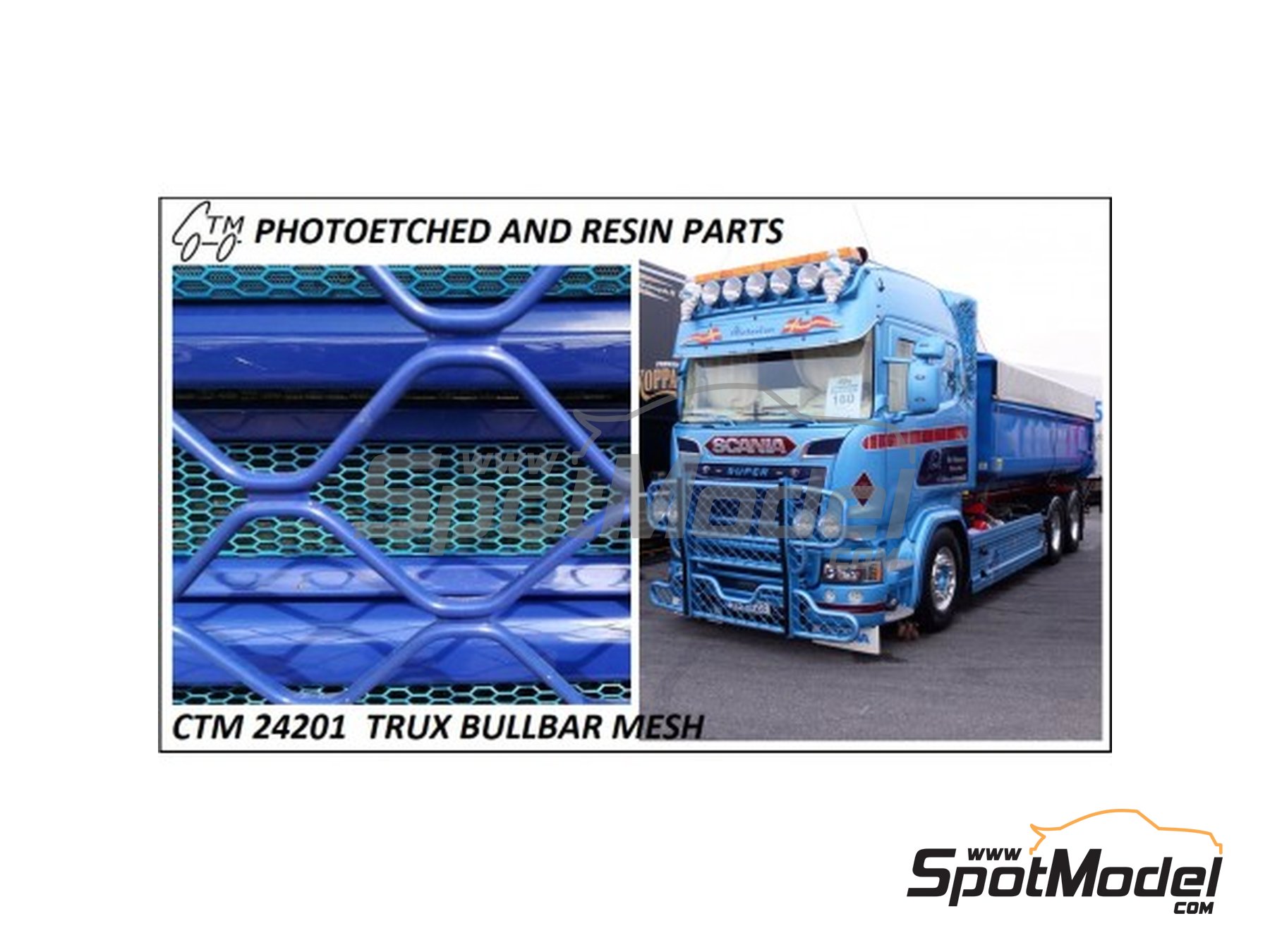 Czech Truck Model CTM 24201: Mesh 1/24 scale - Trux Bullbar (ref ...