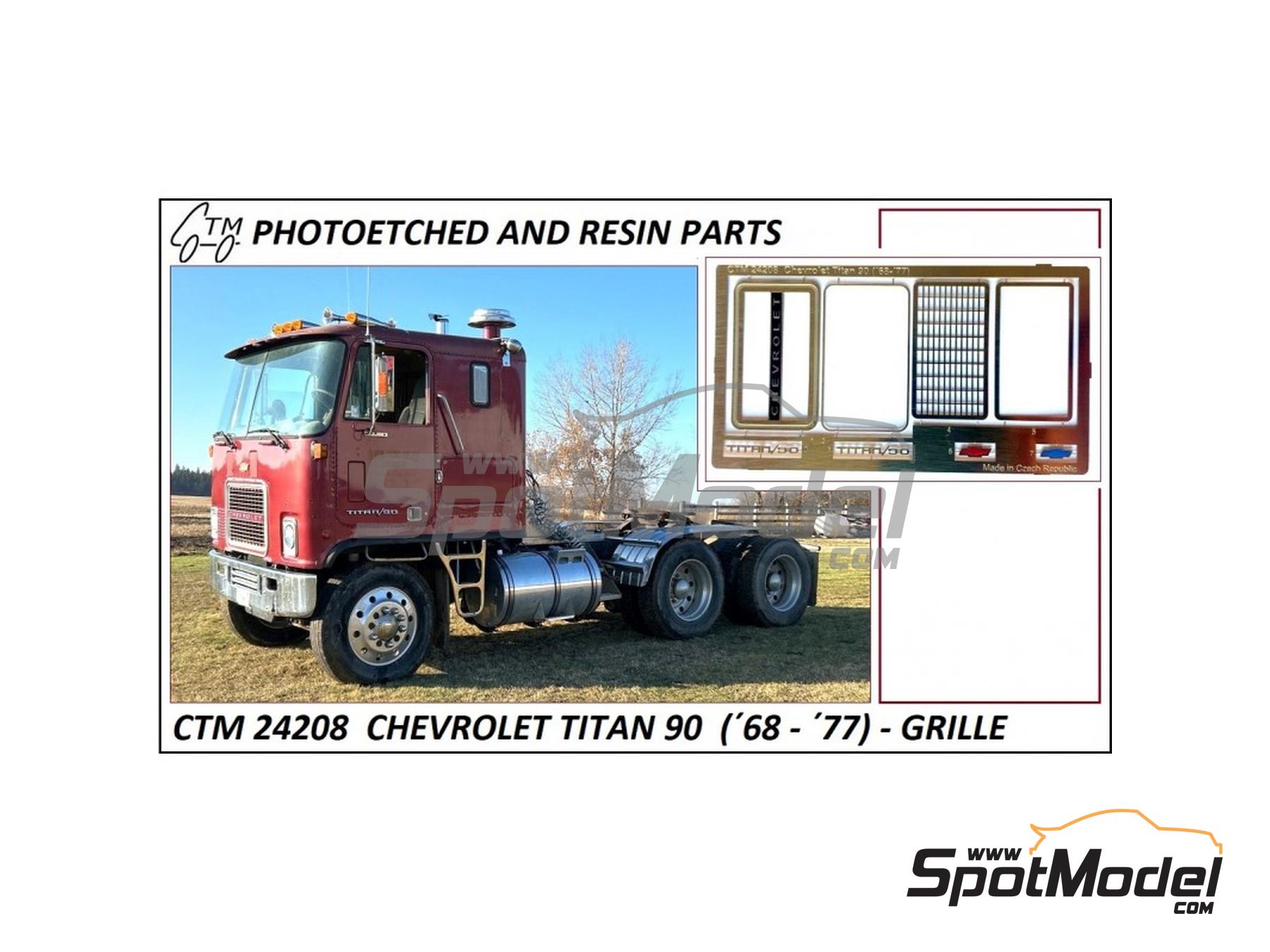 Czech Truck Model CTM24208: Detail up set 1/25 scale - Chevrolet Titan ...