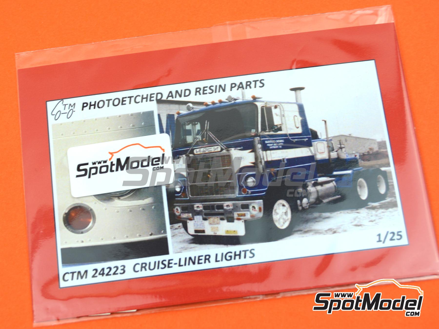 Czech Truck Model CTM24223: Lights 1/25 scale - Mack Cruise-Liner - 4 ...