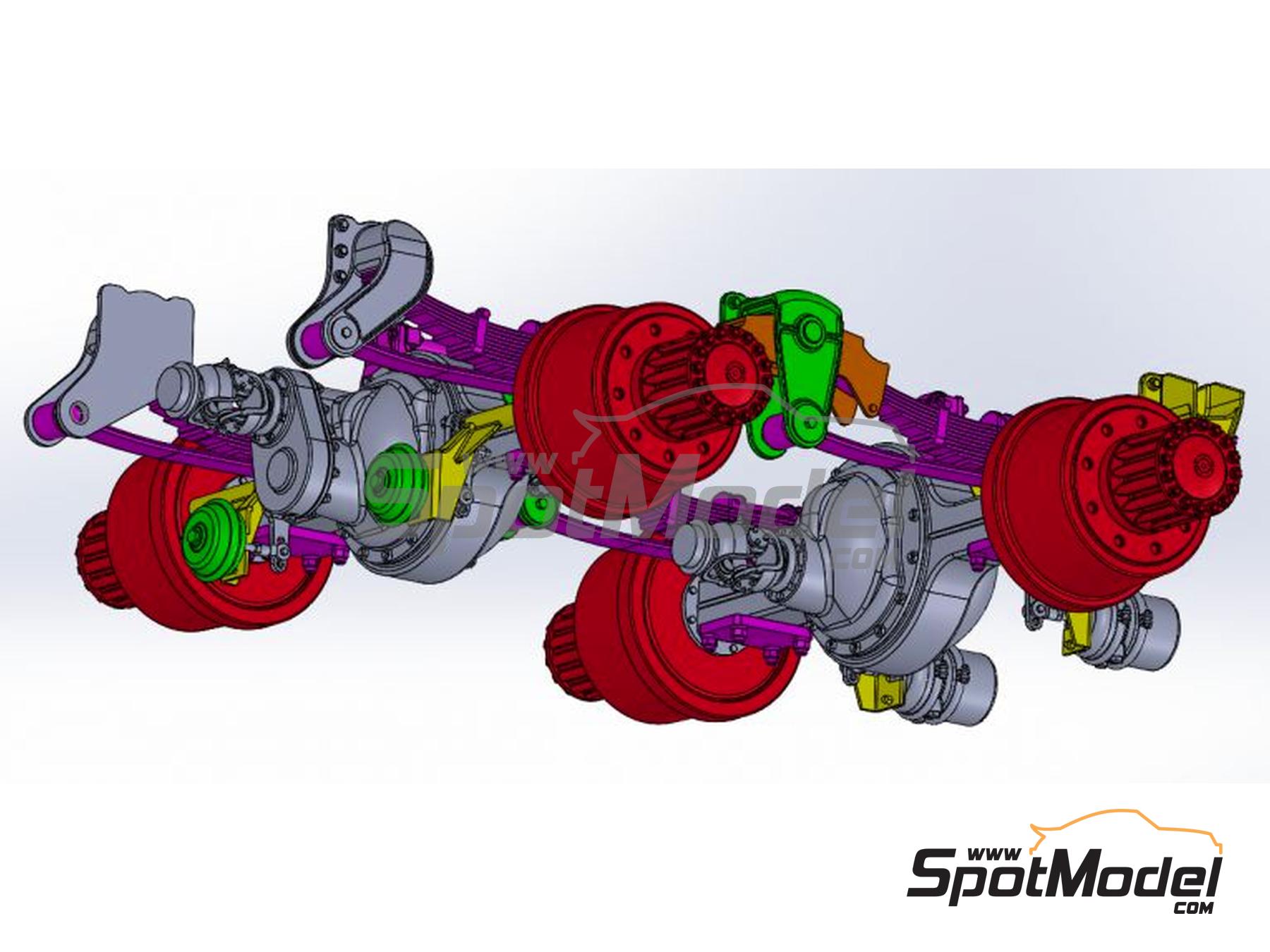 Czech Truck Model CTM24257: Detail up set 1/25 scale - Reyco Model 101 ...