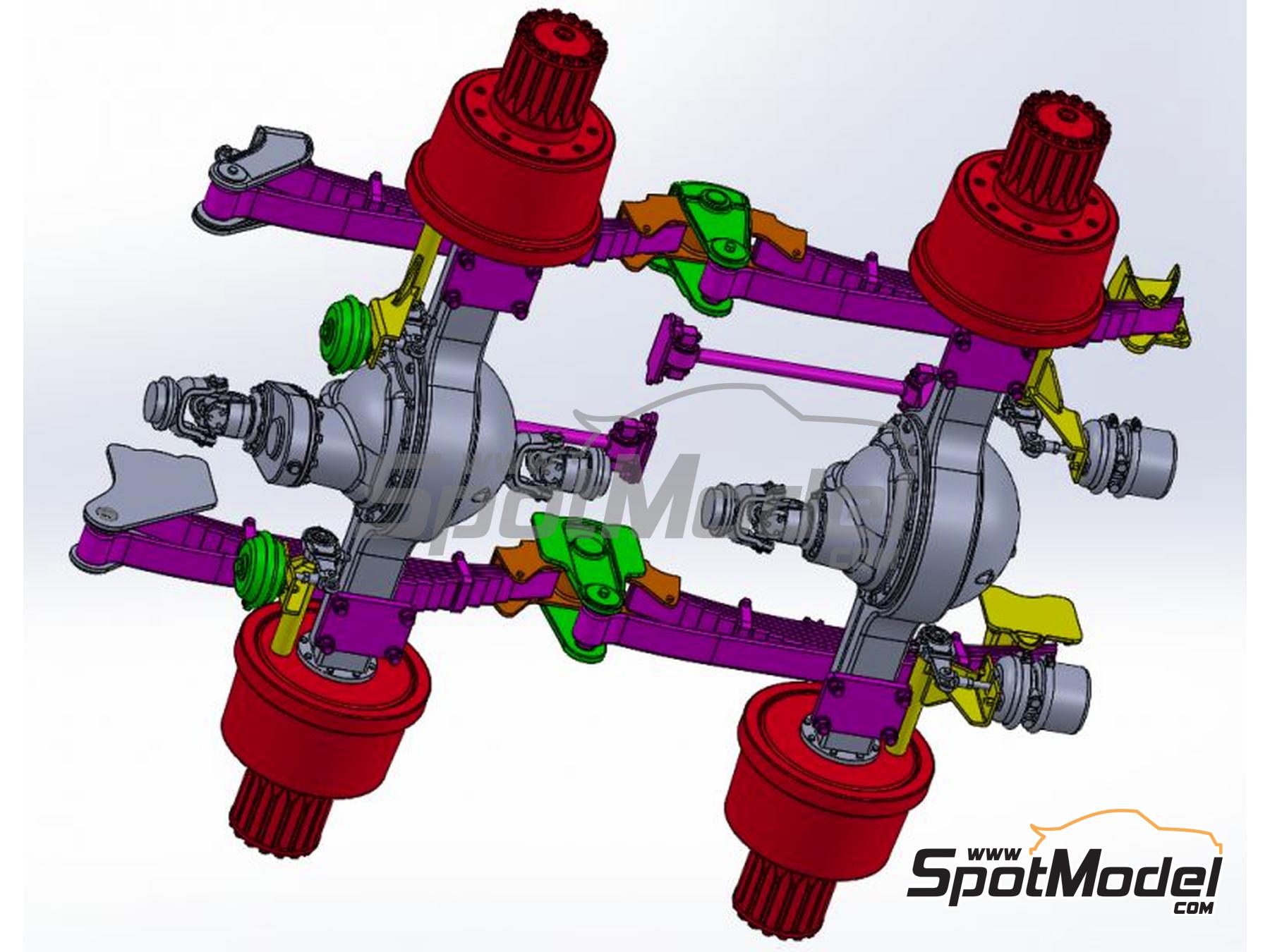 Czech Truck Model CTM24257: Detail up set 1/25 scale - Reyco Model 101 ...
