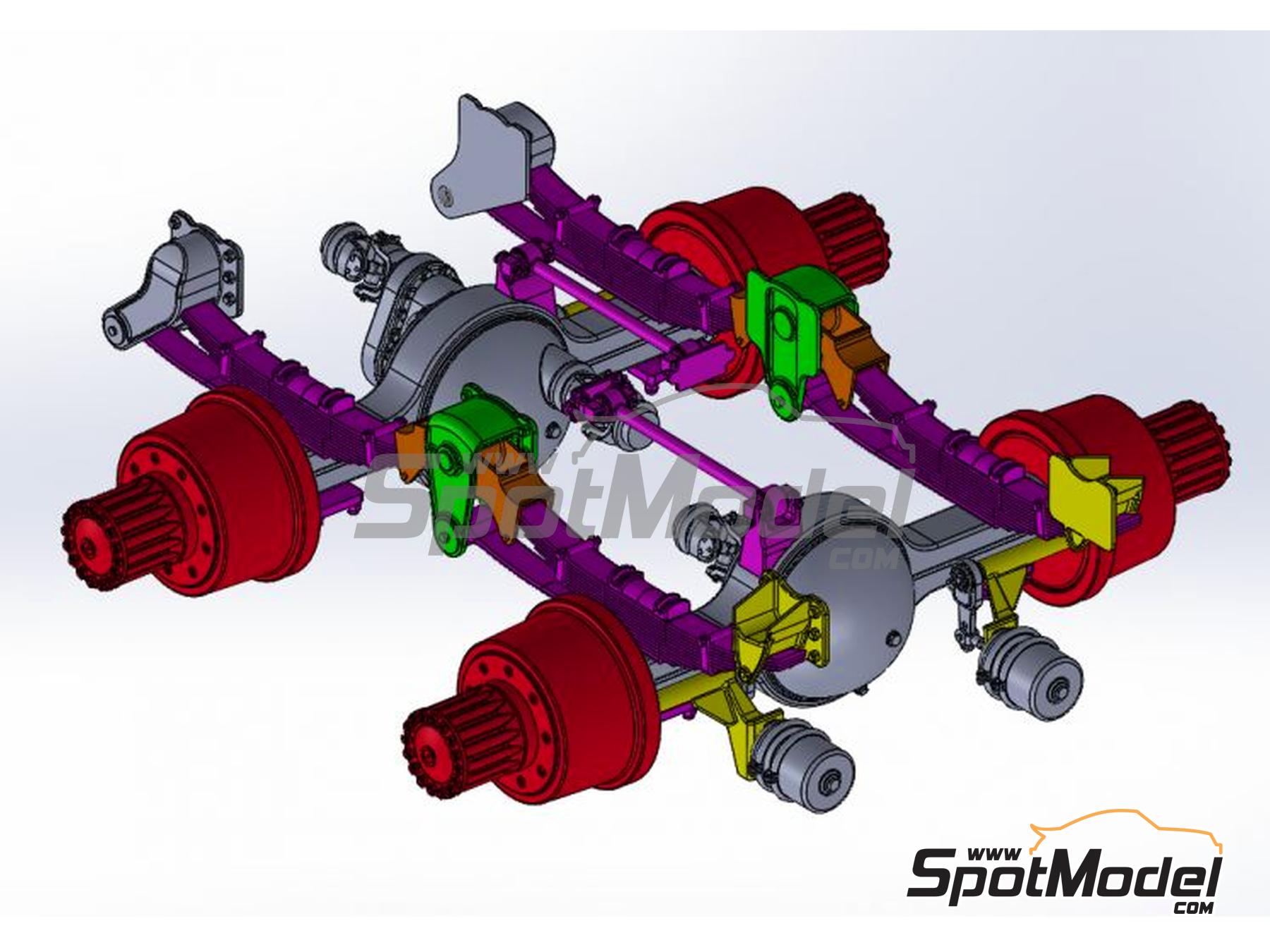 Czech Truck Model CTM24257: Detail up set 1/25 scale - Reyco Model 101 ...