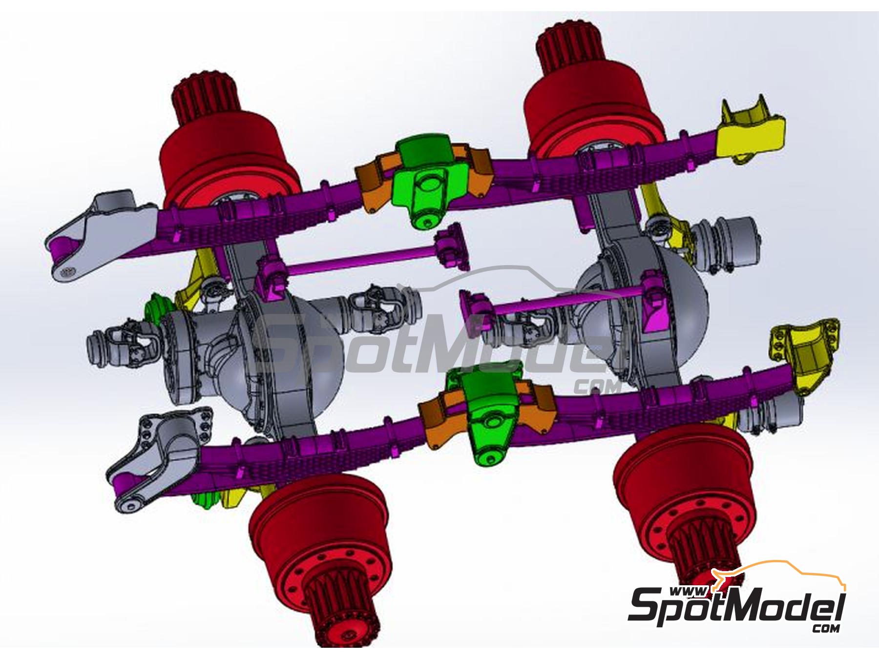 Czech Truck Model CTM24257: Detail up set 1/25 scale - Reyco Model 101 ...