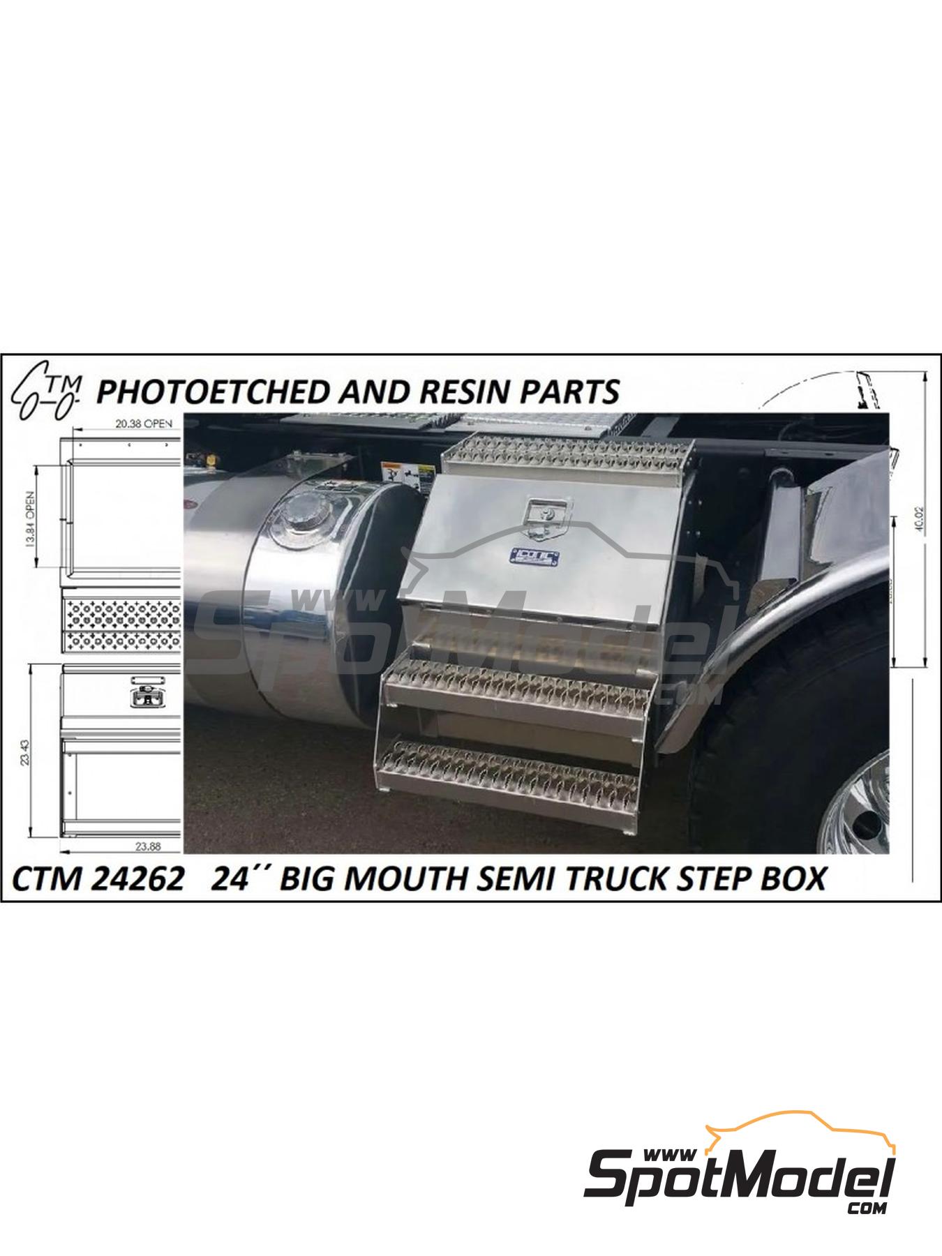 Czech Truck Model CTM24262: Detail 1/24 scale - 24 inches Big Mouth ...
