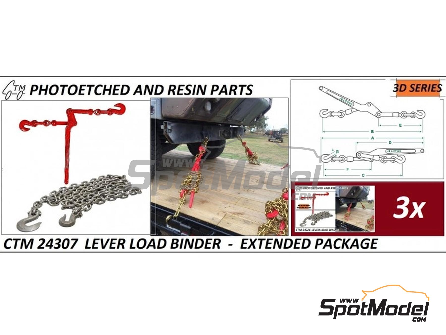 Czech Truck Model CTM24307: Detail 1/24 scale - Lever load binder ...