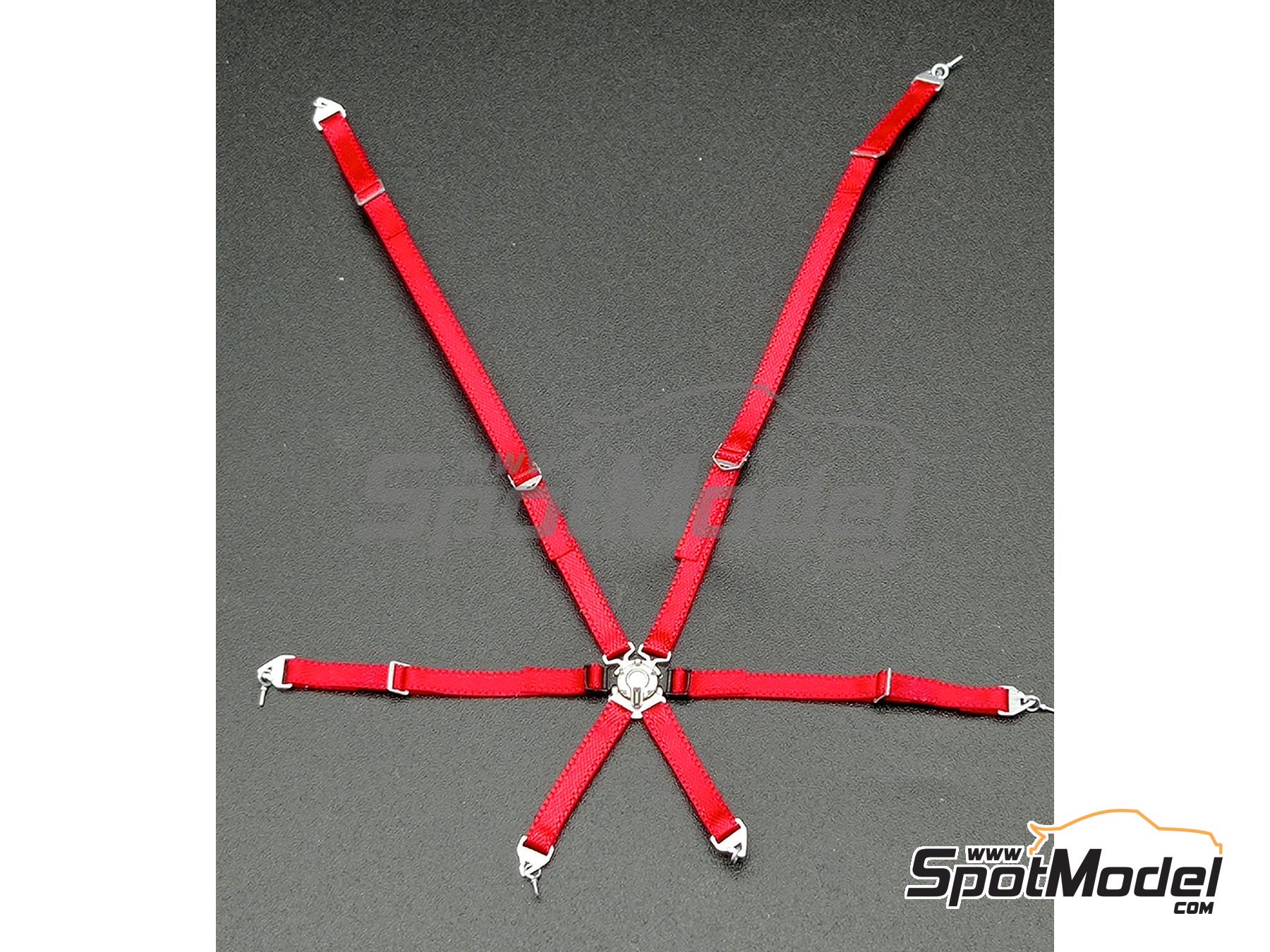 D.A.B. Models DAB18-019: Seatbelts 1/18 scale - Racing harness 6 points ...
