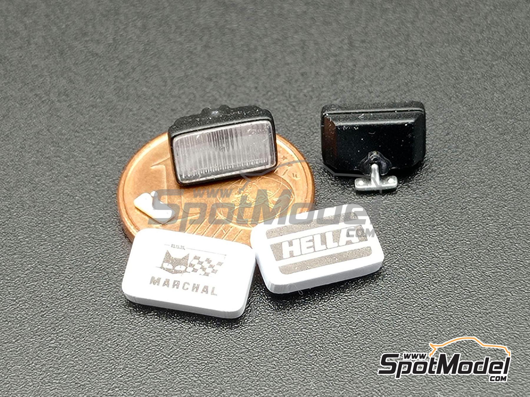 D.A.B. Models DAB18-021: Lights 1/18 scale - Rectangular headlights ...