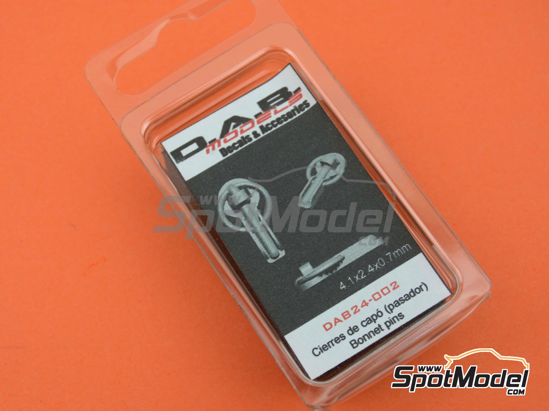 D.A.B. Models DAB24-002: Bonnet pins 1/24 scale - Bonnet pins - 10 ...
