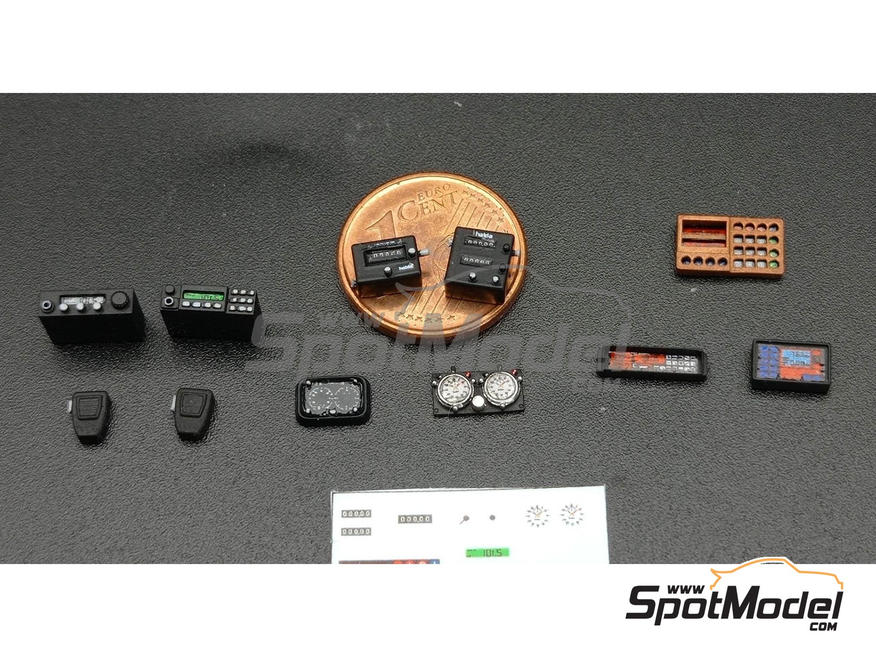 D.A.B. Models DAB24-045: Detail 1/24 scale - Trip meters, radios and ...