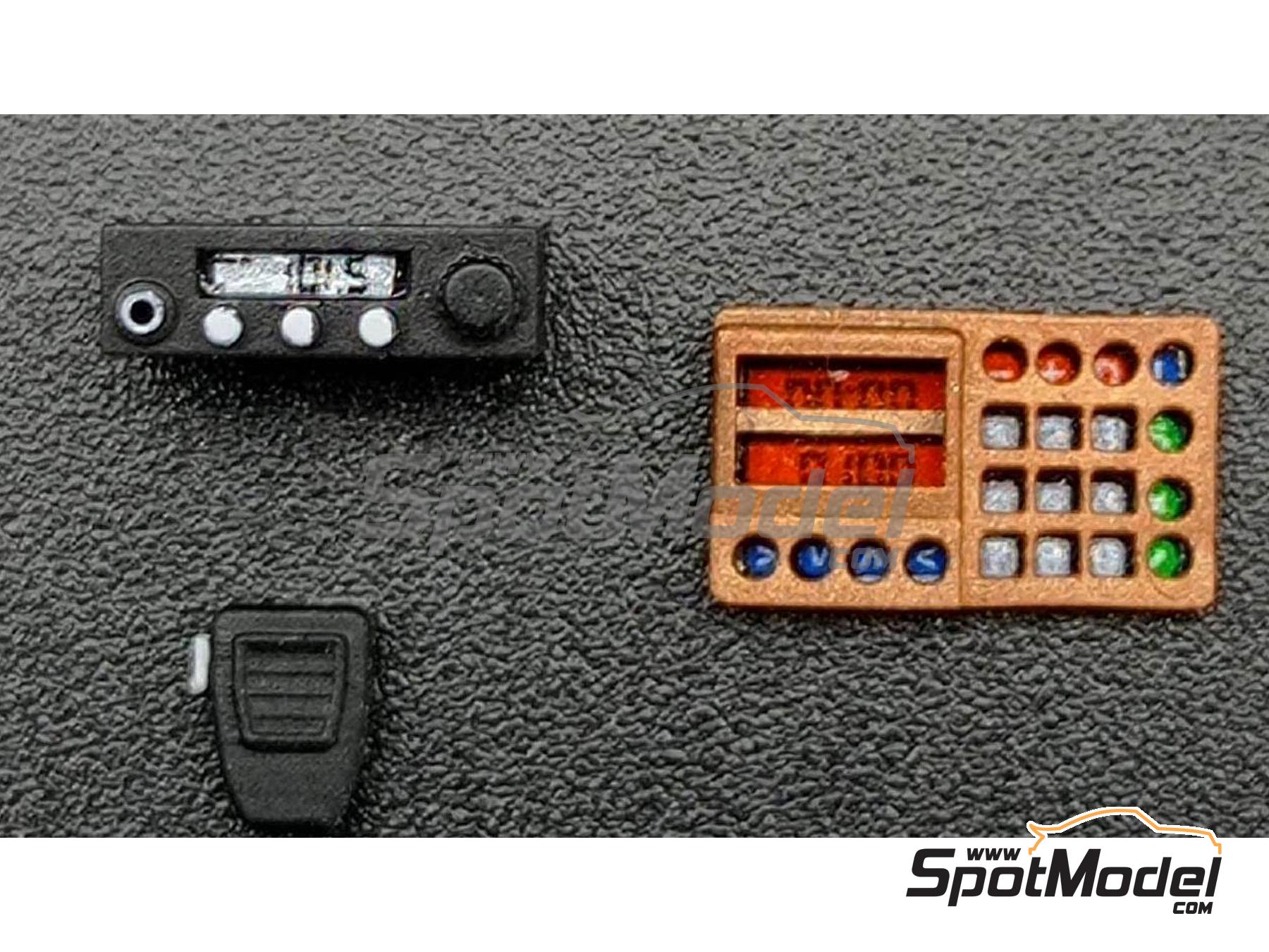D.A.B. Models DAB24-045: Detail 1/24 scale - Trip meters, radios and ...