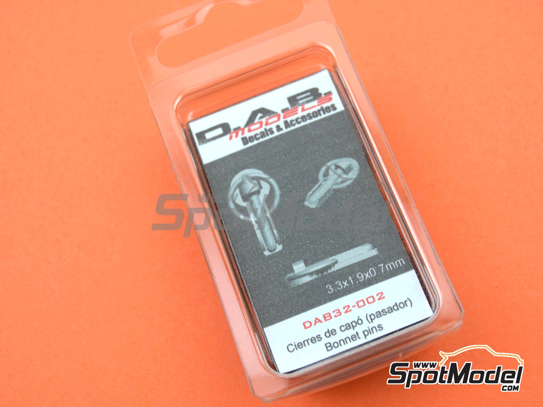 D.A.B. Models DAB32-002: Bonnet pins 1/32 scale - Bonnet pins - 10 ...