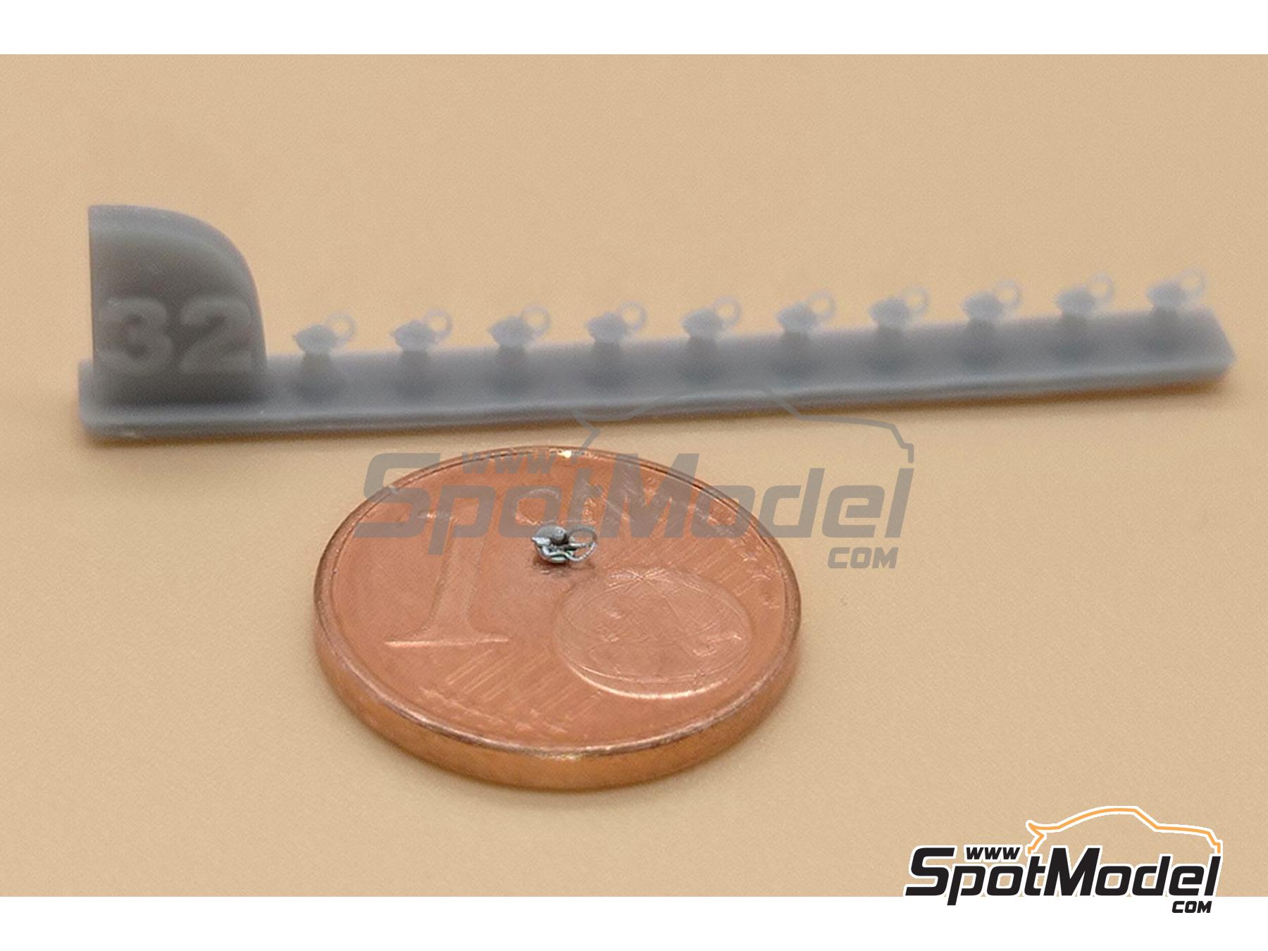 D.A.B. Models DAB32-008: Bonnet pins 1/32 scale - Bonnet pins - Type B ...