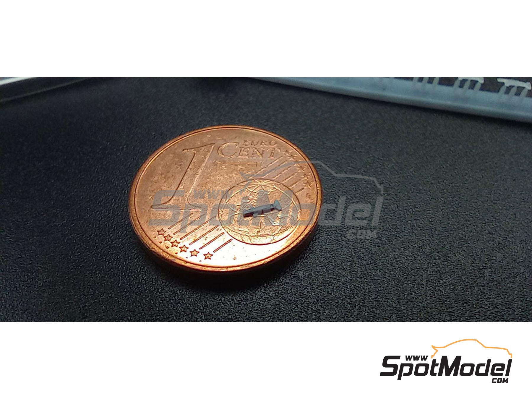 D.A.B. Models DAB32-027: Bonnet pins 1/32 scale - Toggle latch - 10 ...