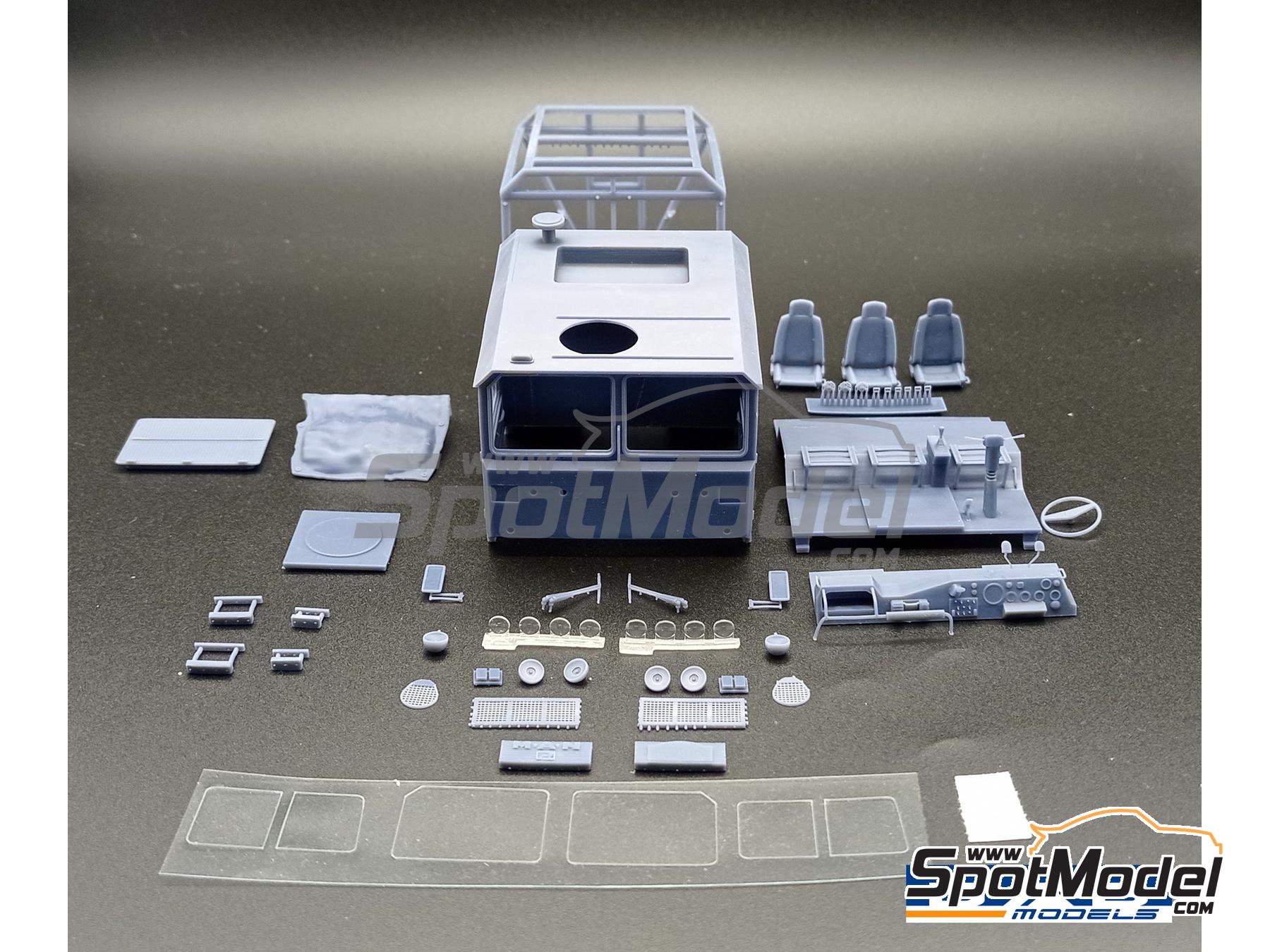 D.A.B. Models DAB43-037: Truck scale model kit 1/43 scale - MAN 8x8 ...