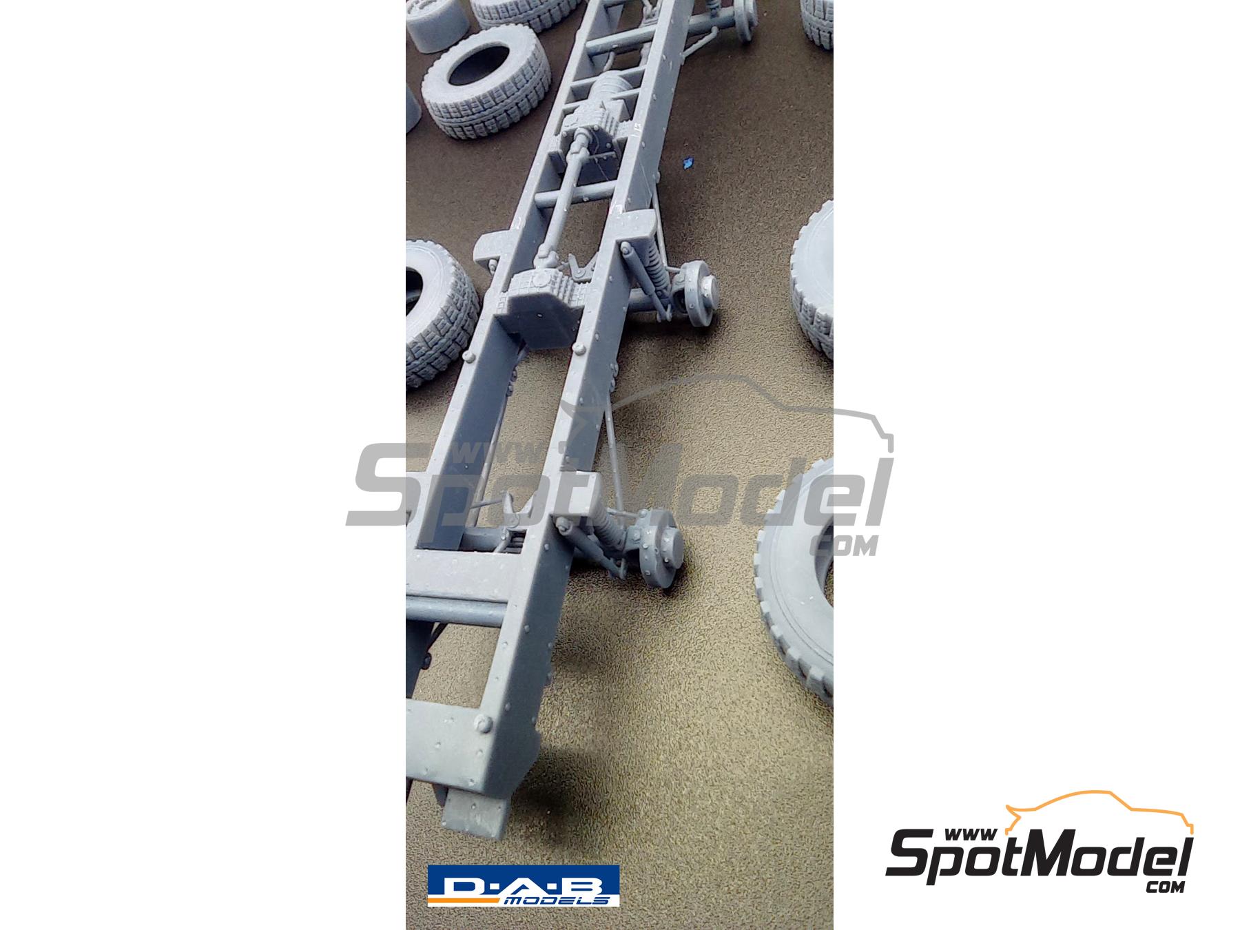 D.A.B. Models DAB43-037: Truck scale model kit 1/43 scale - MAN 8x8 ...