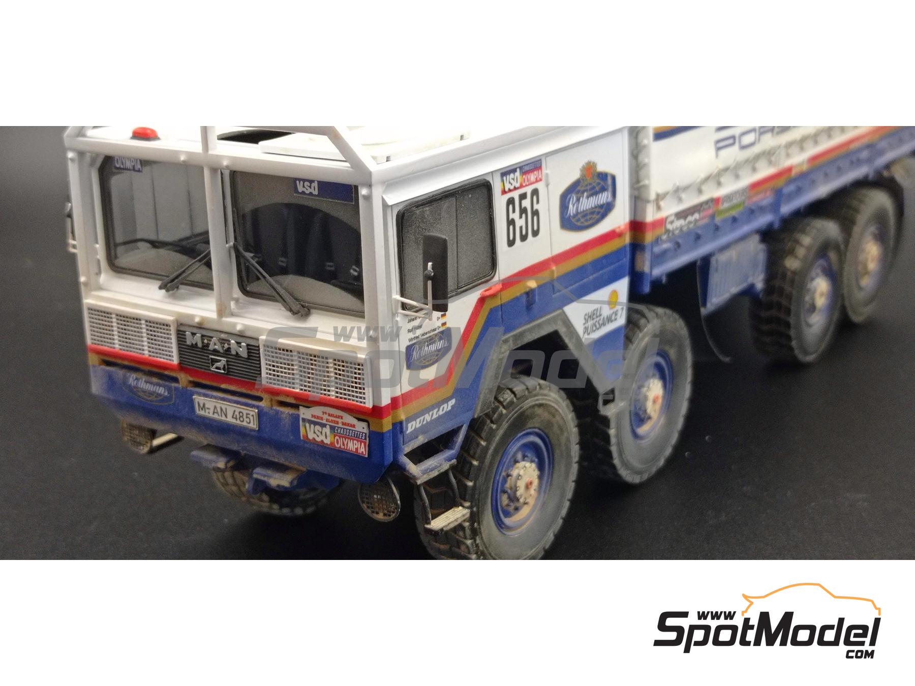 D.A.B. Models DAB43-037: Truck scale model kit 1/43 scale - MAN 8x8 ...