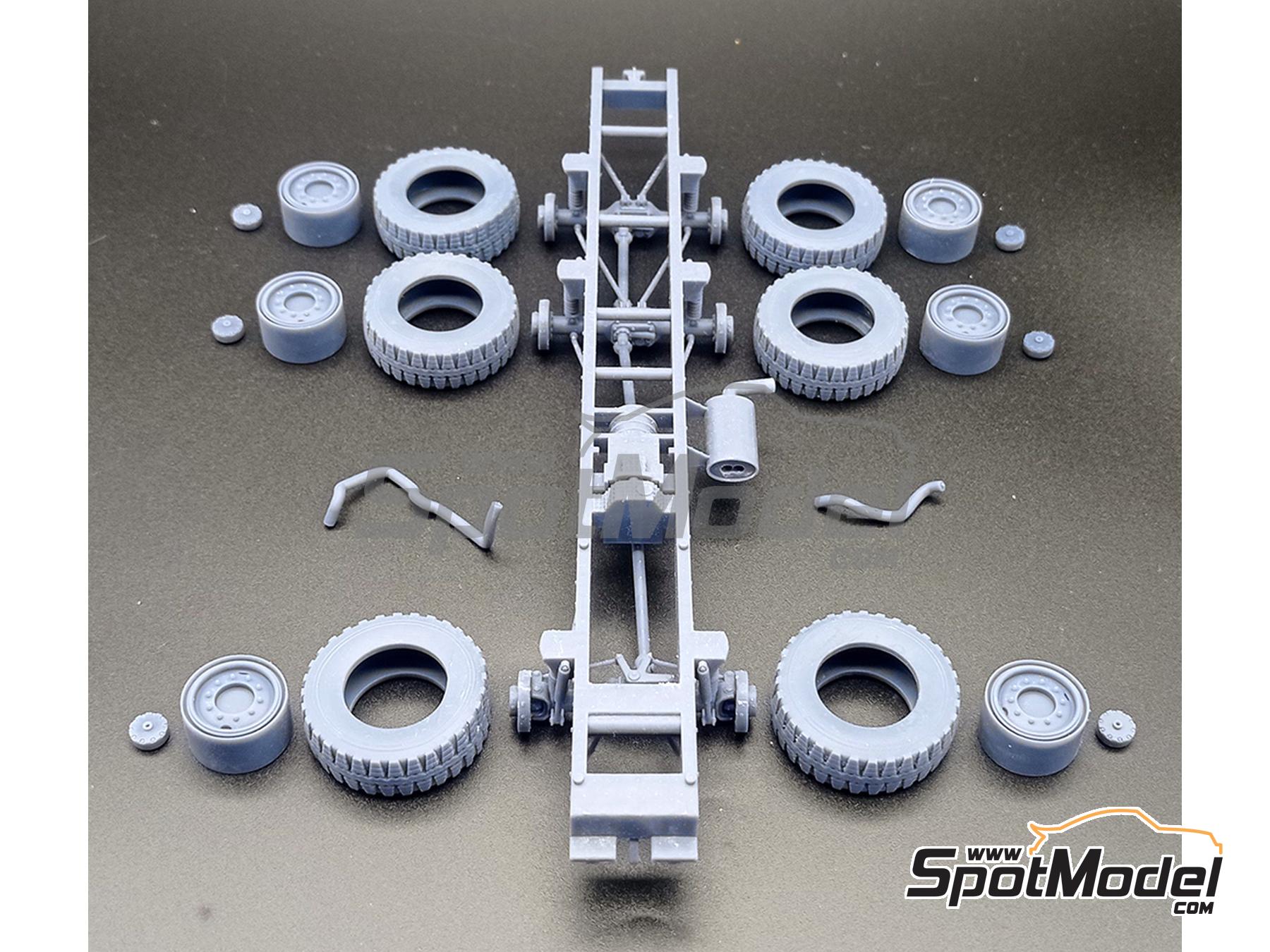 D.A.B. Models DAB43-042: Truck scale model kit 1/43 scale - MAN 6x6 ...