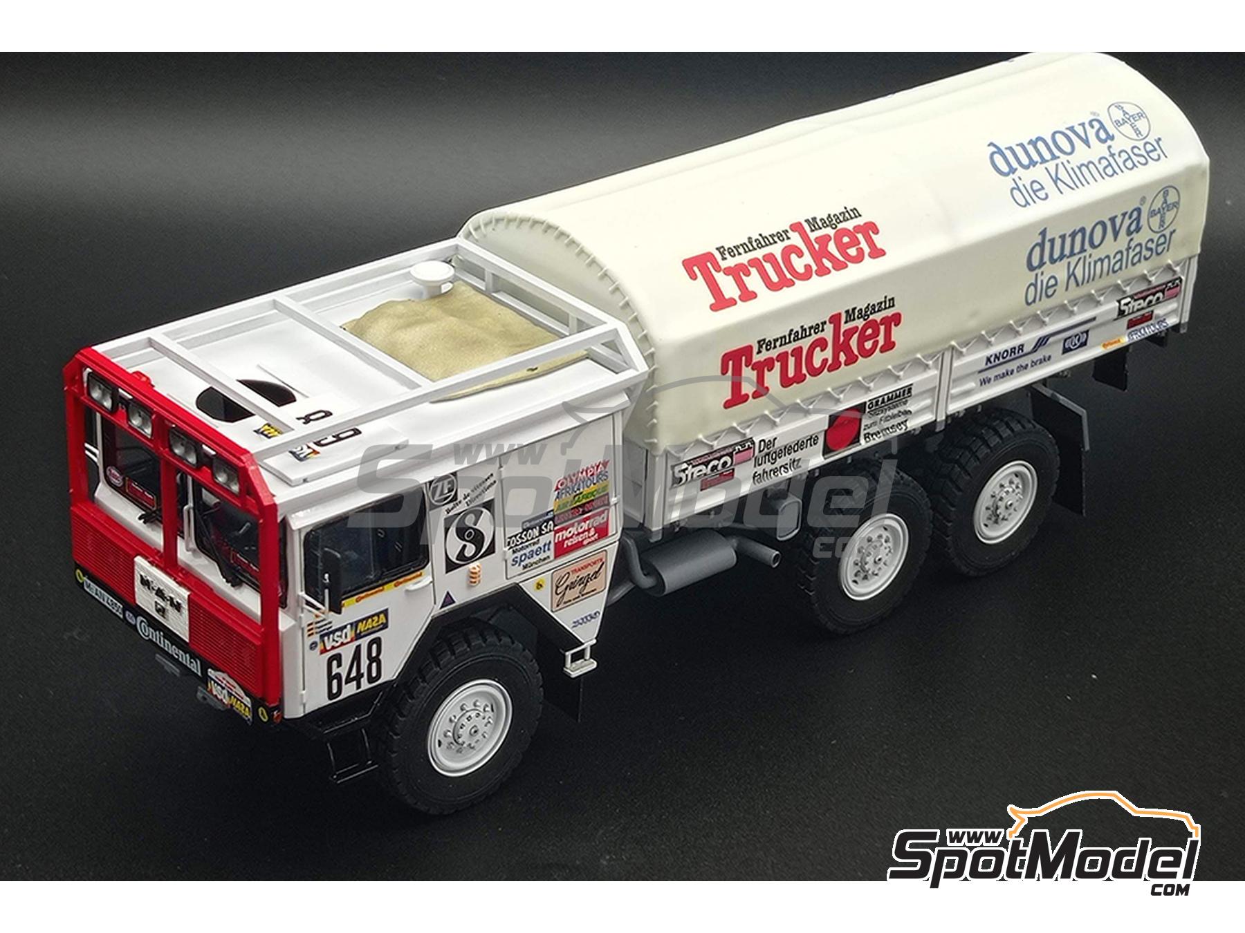 D.A.B. Models DAB43-042: Truck scale model kit 1/43 scale - MAN 6x6 ...
