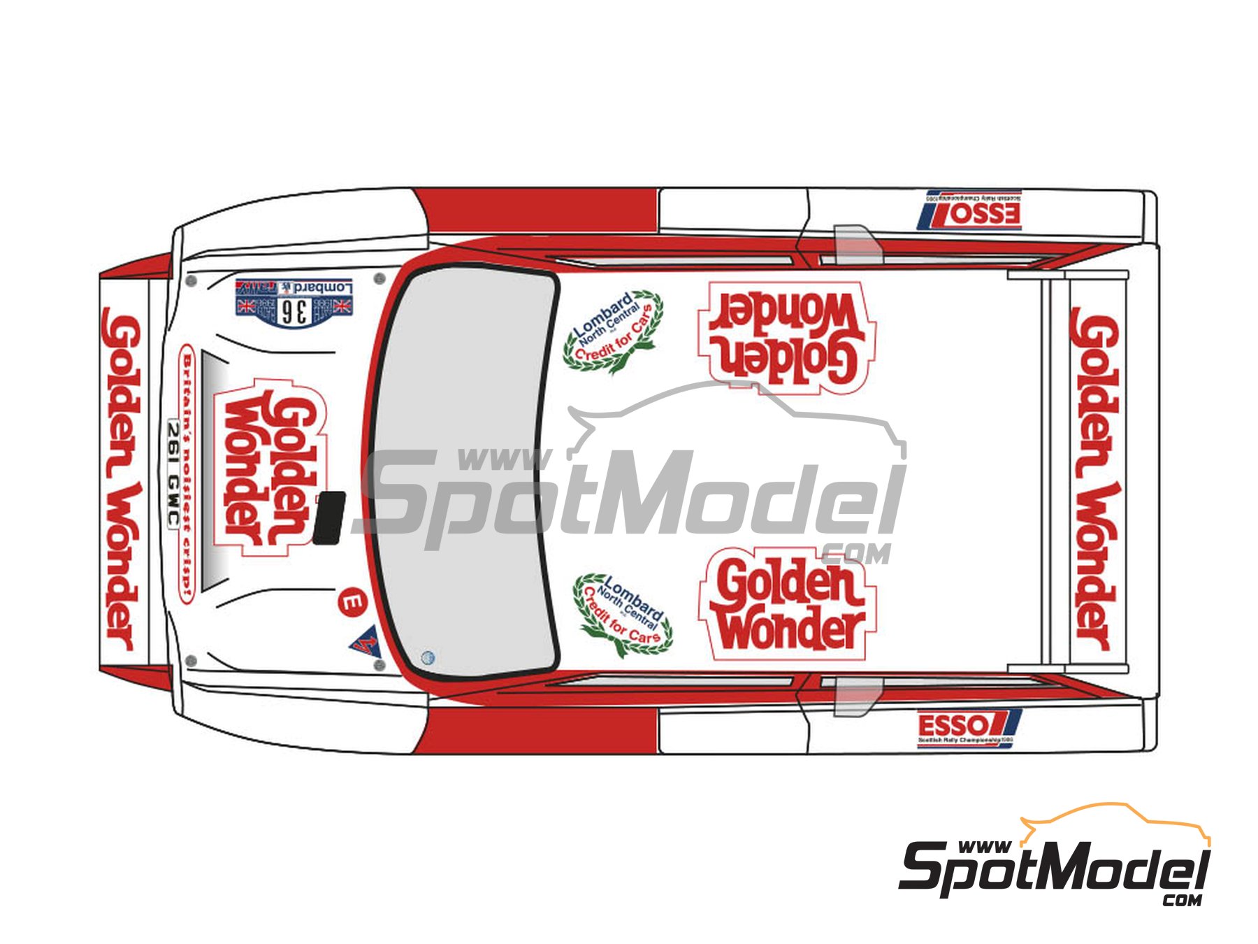 Decalcas DCL-DEC041: Marking / livery 1/24 scale - MG Metro 6r4 Group B ...