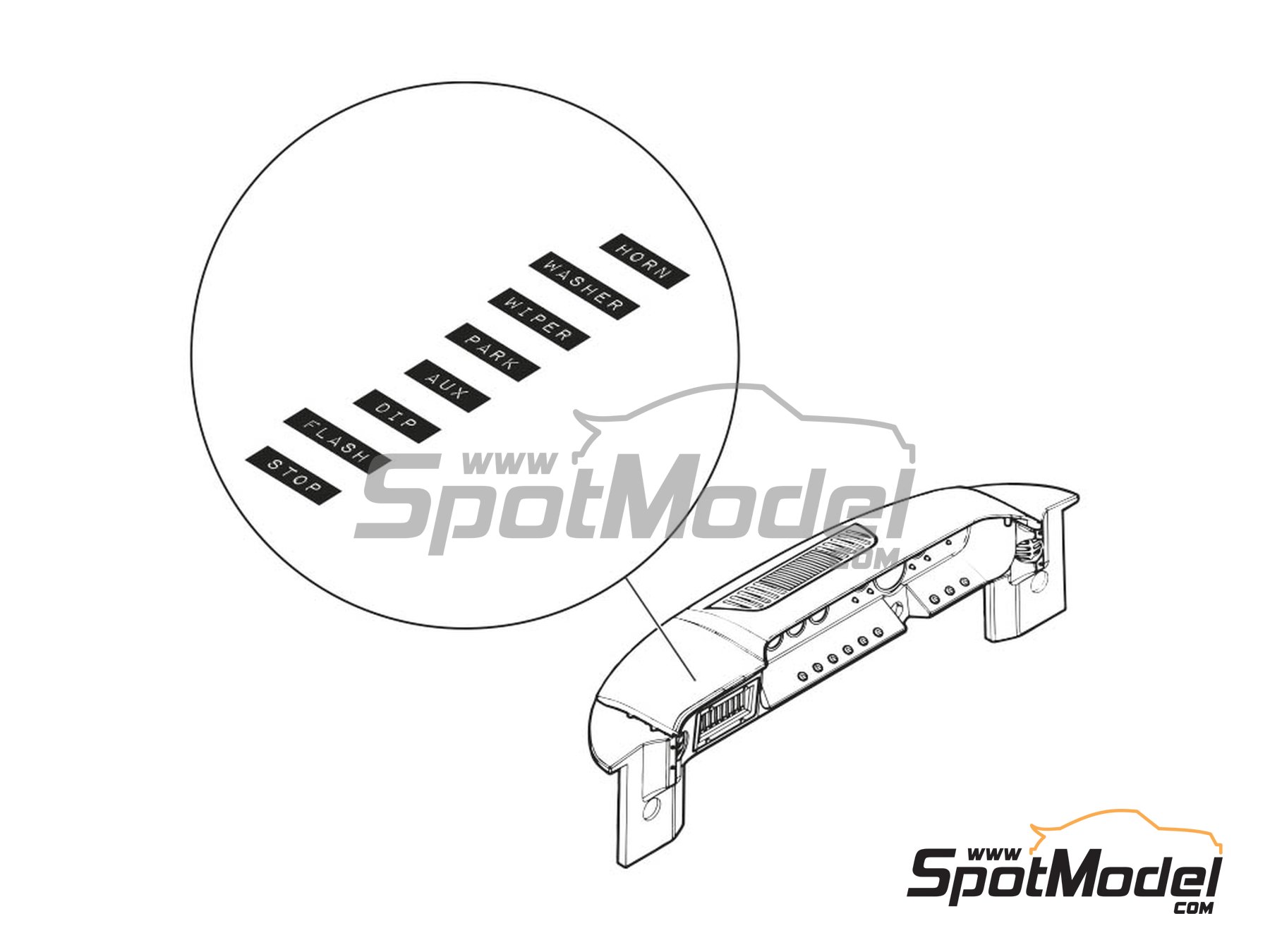 Decalcas DCL-DEC057: Decals 1/12 scale - Ford GT40 Mk II - for ...