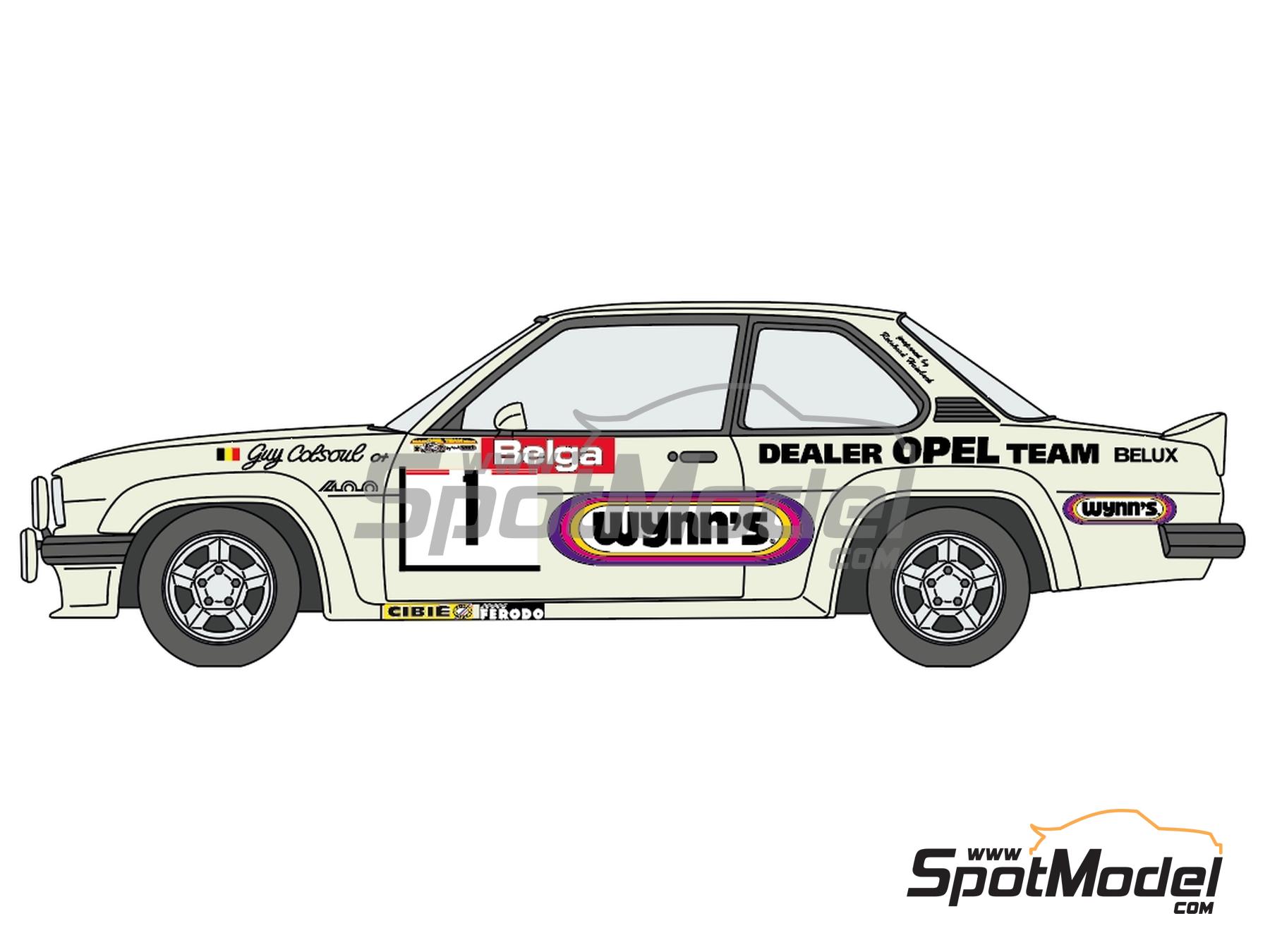 Decalcas DCL-DEC078: Marking / livery 1/24 scale - Opel Ascona 400 ...