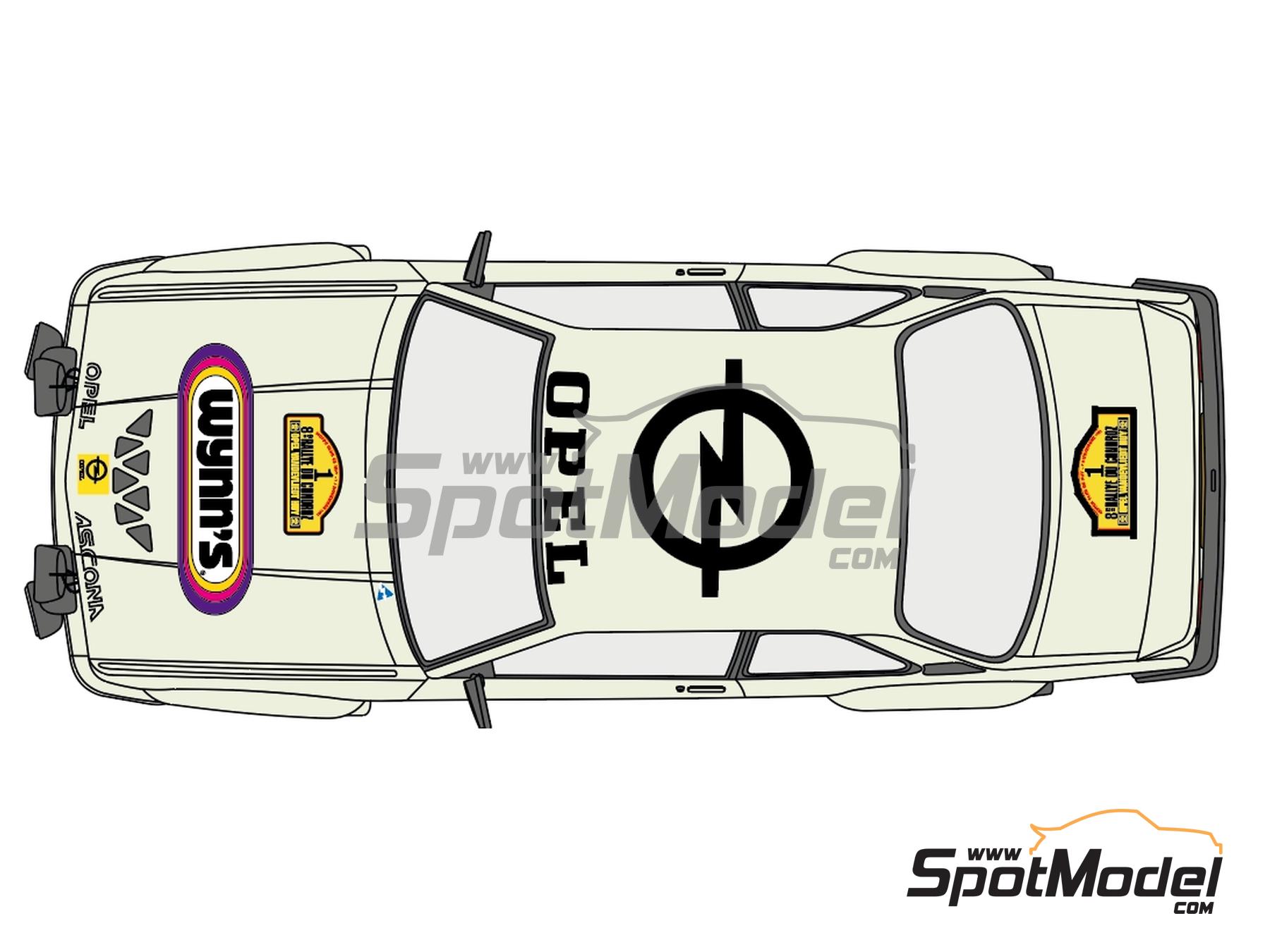 Decalcas DCL-DEC078: Marking / livery 1/24 scale - Opel Ascona 400 ...