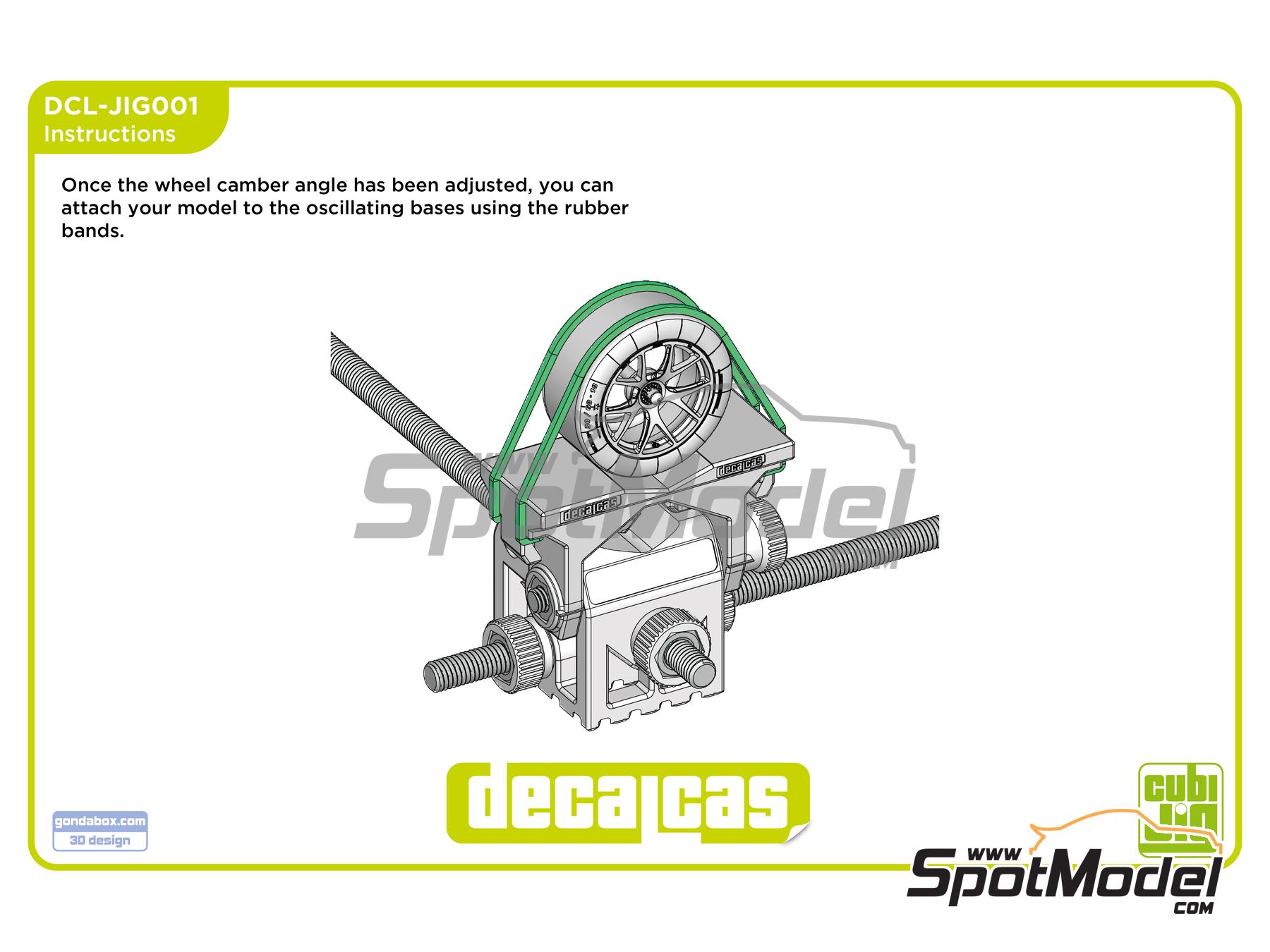 Decalcas DCL-JIG001: Hobby tool 1/24 scale - Car CubiJig (ref. DCL ...
