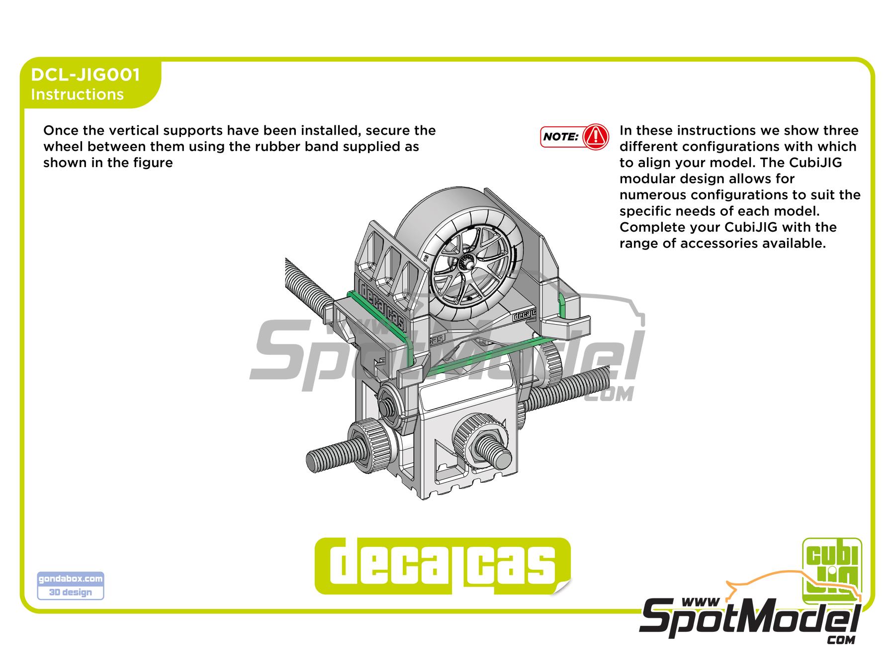 Decalcas DCL-JIG001: Hobby tool 1/24 scale - Car CubiJig (ref. DCL ...