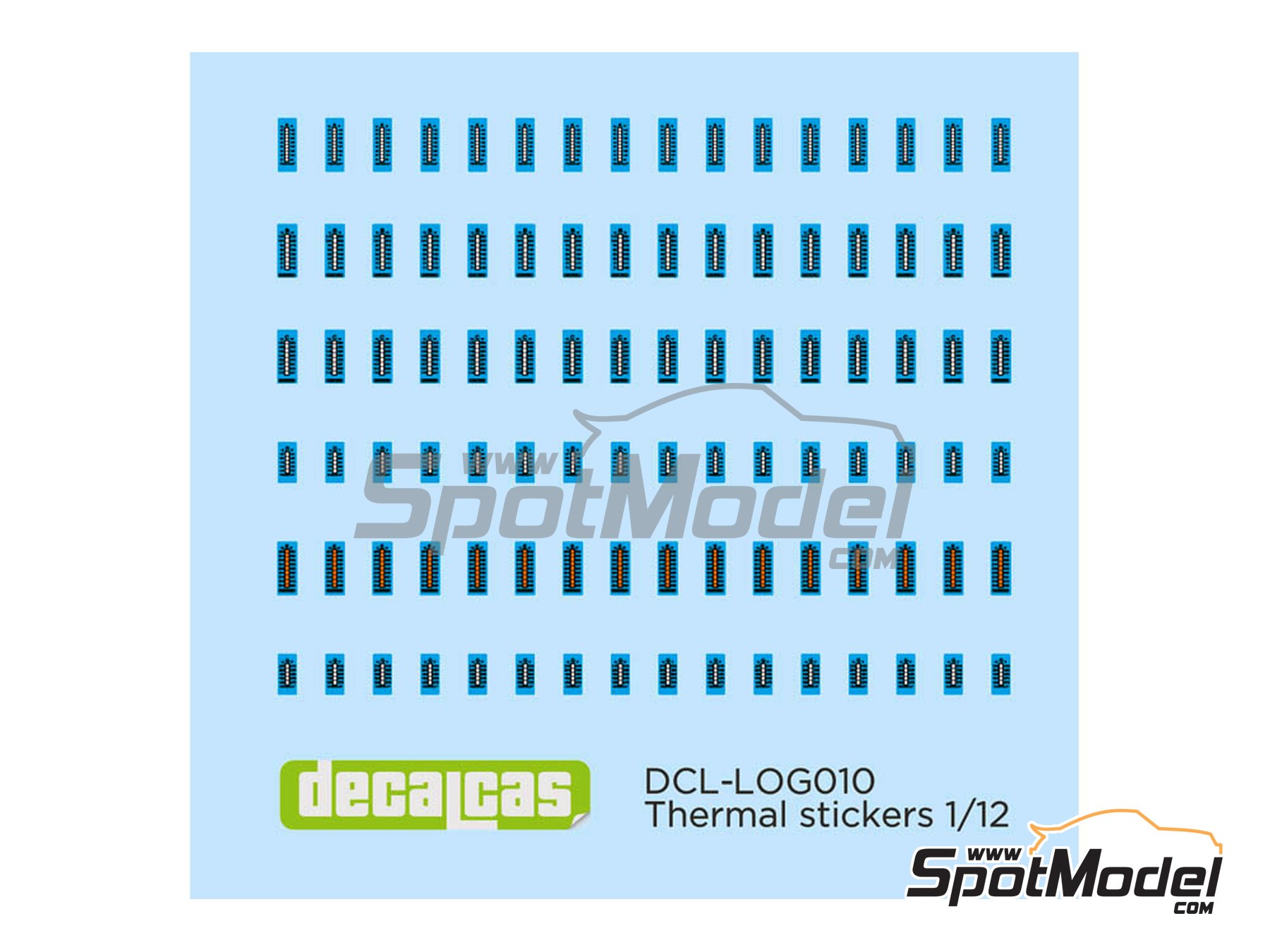 Decalcas DCL-LOG010: Logotypes 1/12 scale - Thermal stickers (ref. DCL ...
