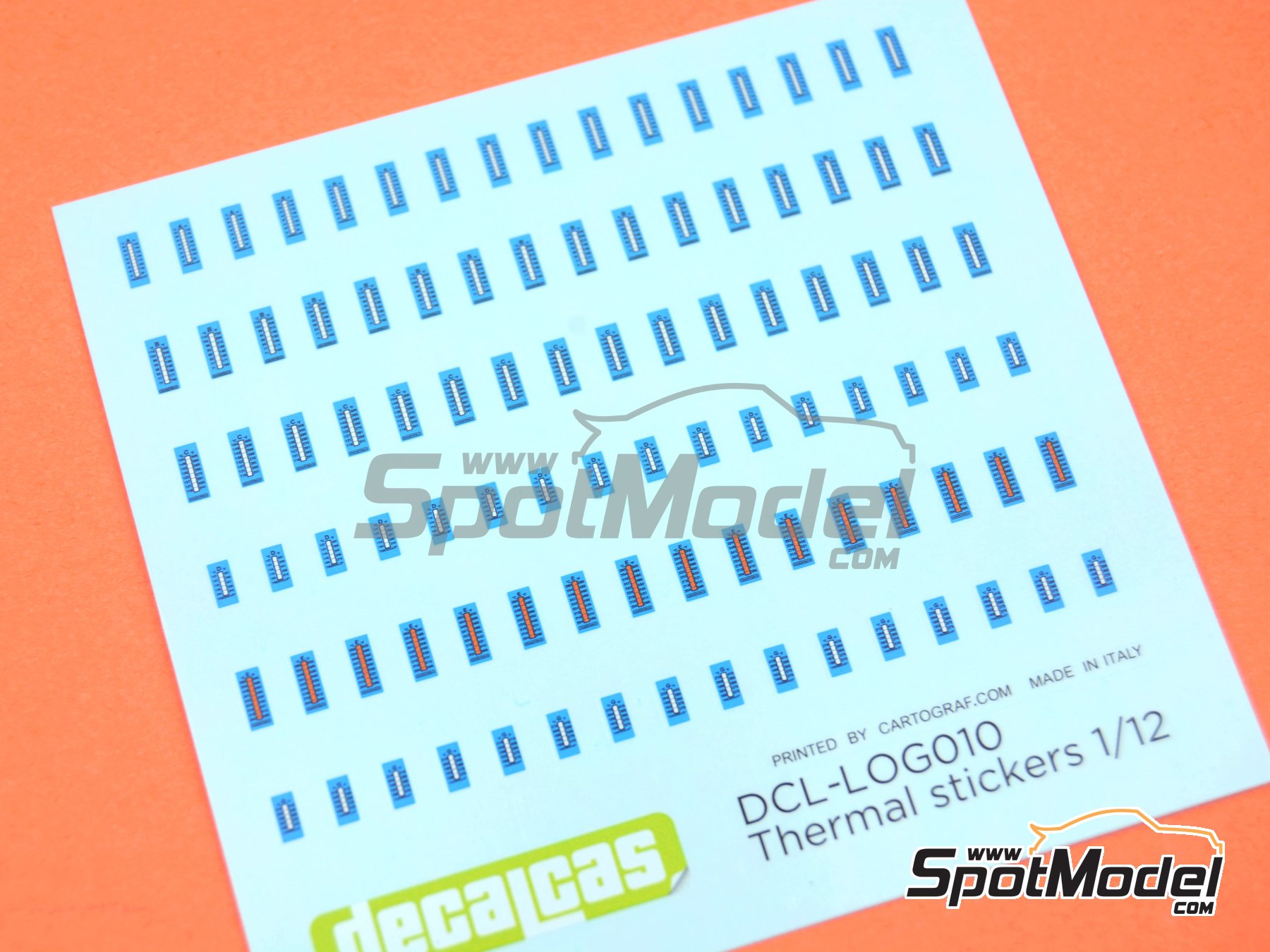 Decalcas DCL-LOG010: Logotypes 1/12 scale - Thermal stickers (ref. DCL ...