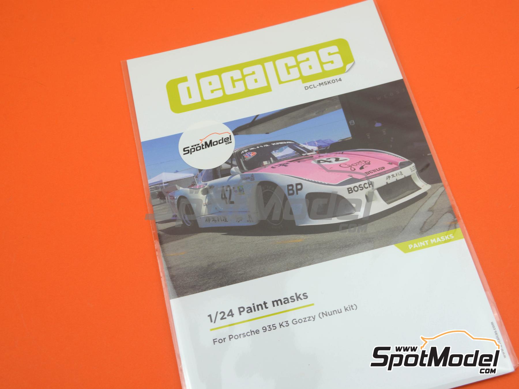 Decalcas DCL-MSK014: Masks 1/24 scale - Porsche Kremer 935 K3 sponsored ...