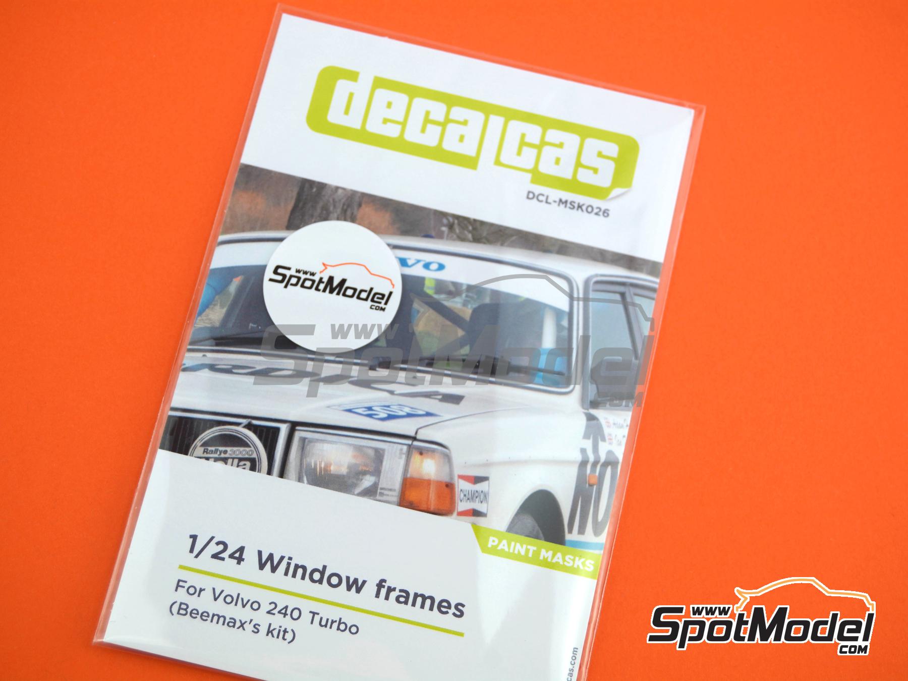 Decalcas DCL-MSK026: Window frame pre-cut paint masks 1/24 scale ...