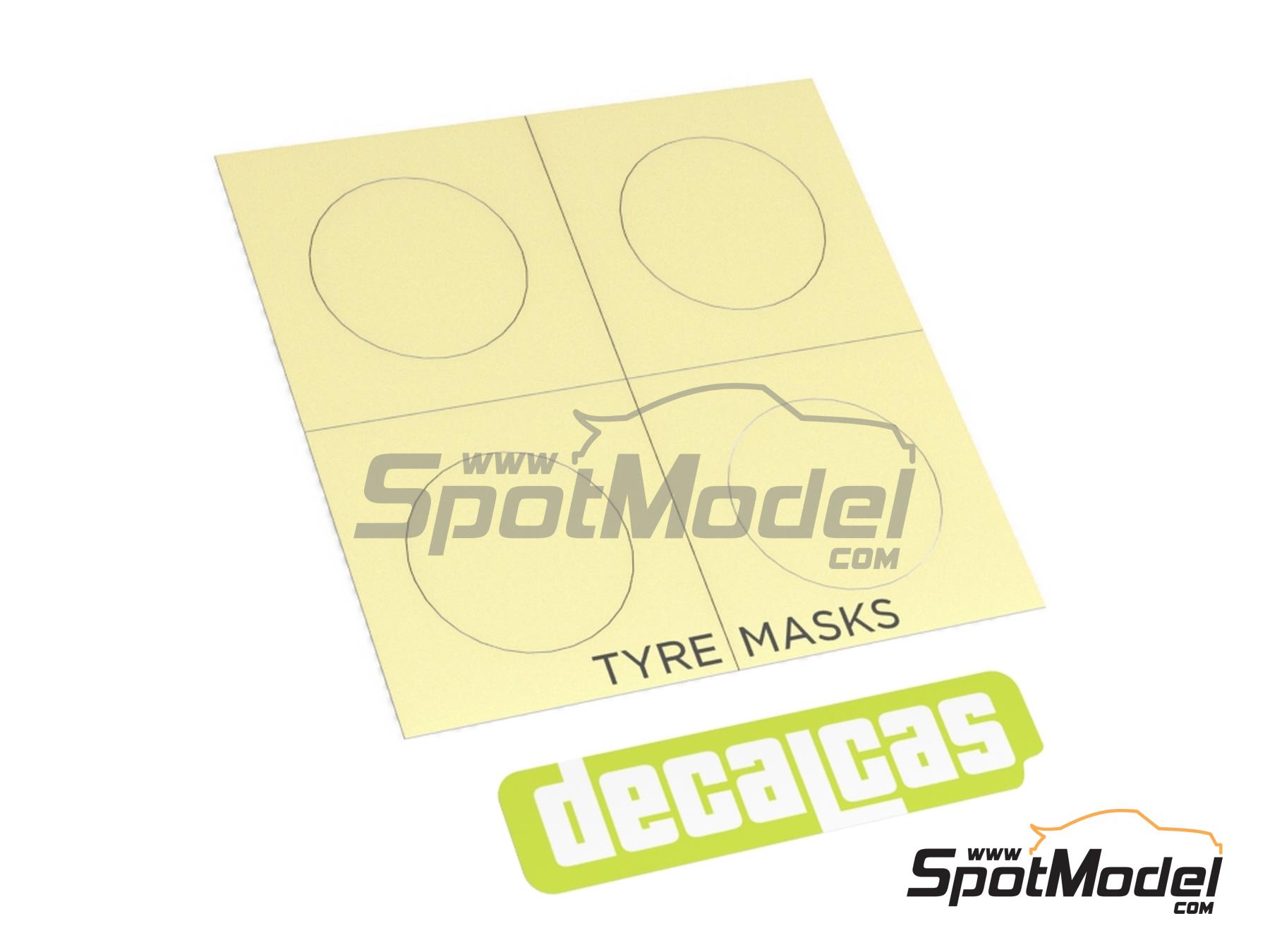 Decalcas DCL-MSK988: Masks 1/24 scale - Porsche 911 991 GT3 RSR rims ...