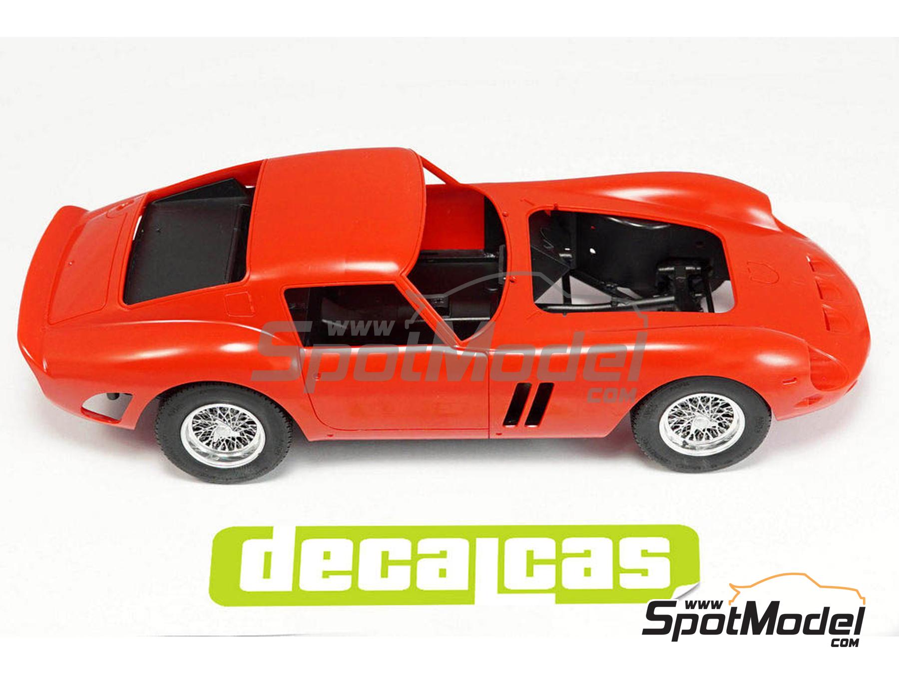 Decalcas DCL-PAR100: Rims 1/24 scale - Borrani for Ferrari 250 GTO - for Fujimi references ...