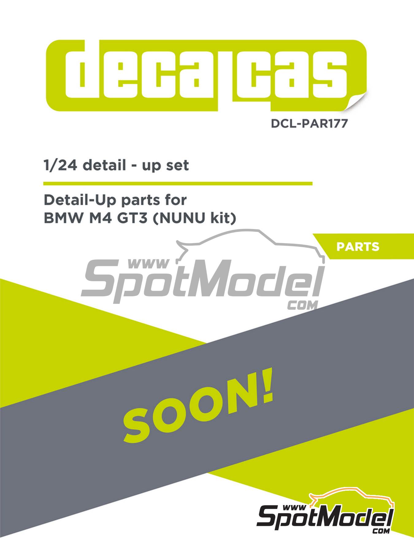 Decalcas DCL-PAR177: Detail up set 1/24 scale - BMW M4 GT3 - for Nunu ...