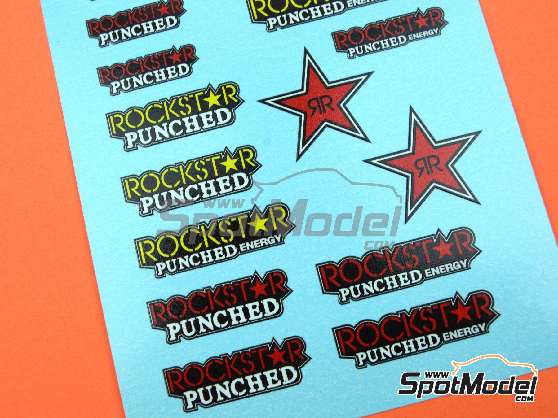 El Torito ELTORITO031: Logotypes 1/24 scale - RockStar Punched Energy ...