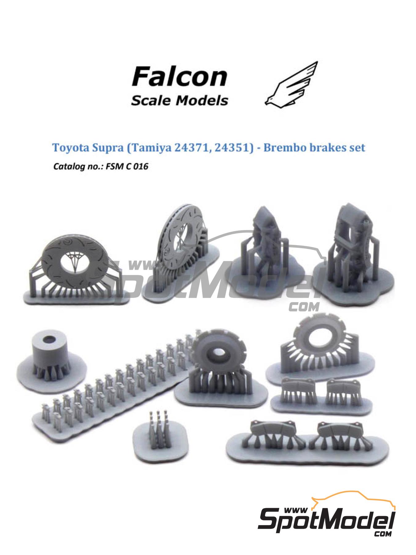 Falcon Scale Models FSMC016: Brakes 1/24 scale - Brembo brakes Toyota ...