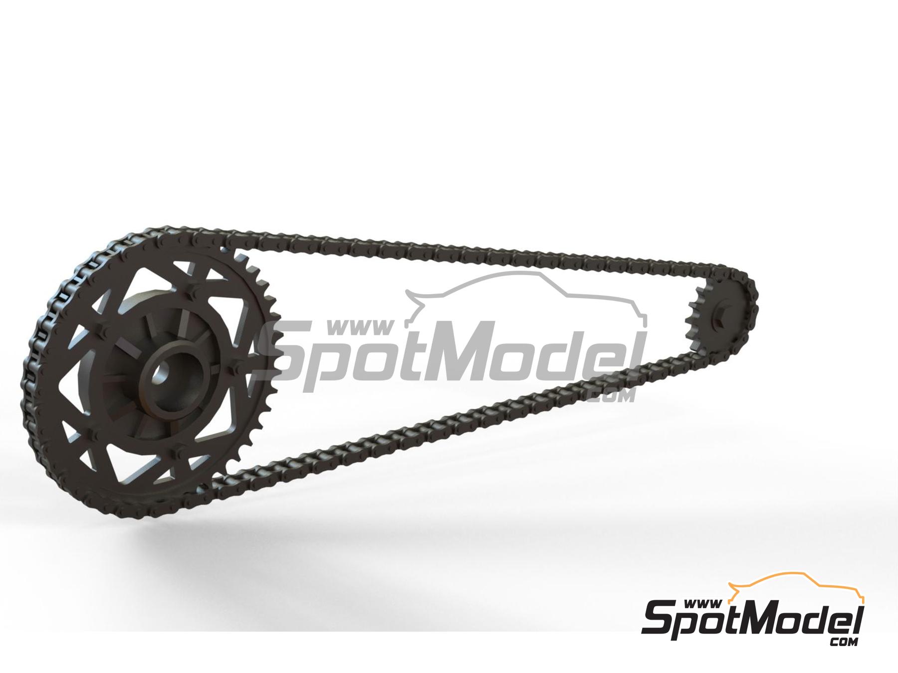 Falcon Scale Models FSM008: Chain set 1/12 scale - Yamaha YZF-R1M - for ...