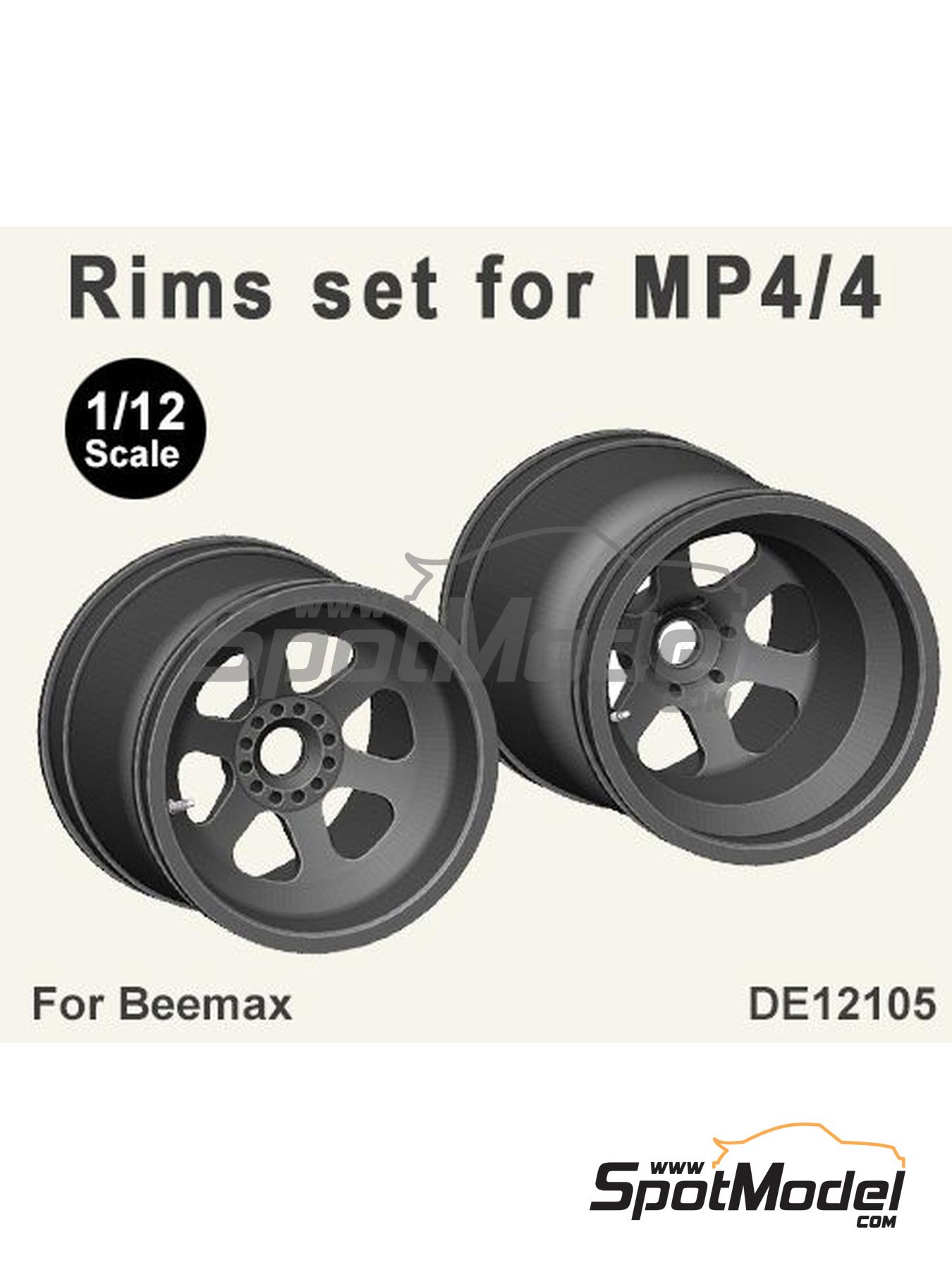 Fat Frog Models DE12105: Rims 1/12 scale - McLaren Honda MP4/4 (Beemax ...