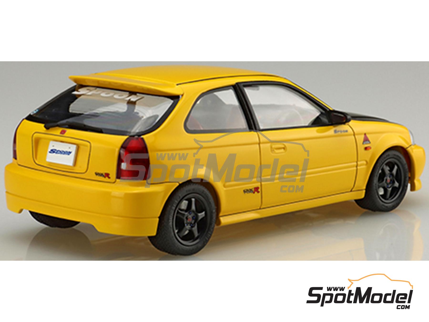 Fujimi 04635: Car scale model kit 1/24 scale - Honda Civic Type R (EK9 ...
