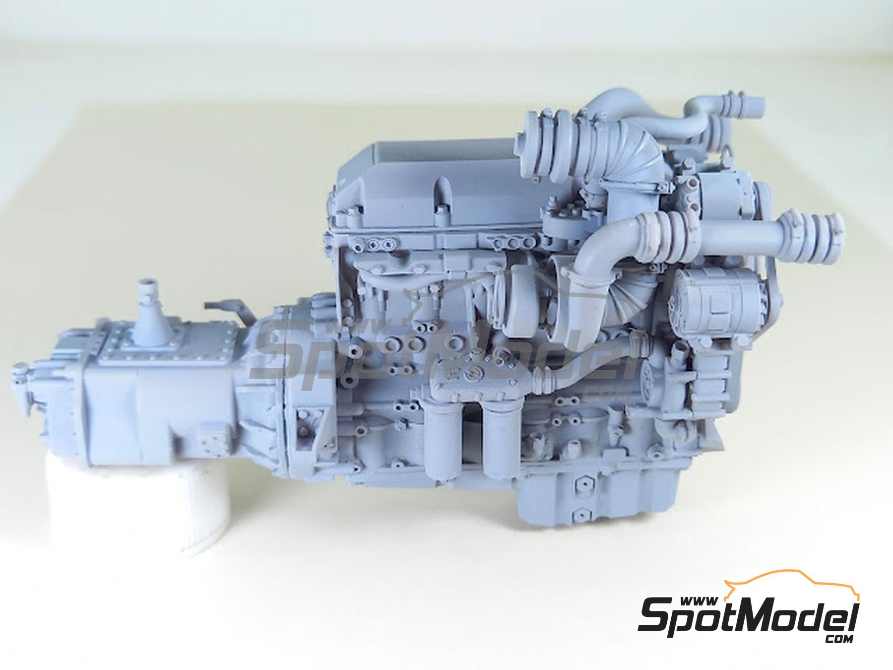 GPmodeling DD60: Engine 1/24 scale - Peterbilt Detroit Diesel Series 60 - for Italeri references ...