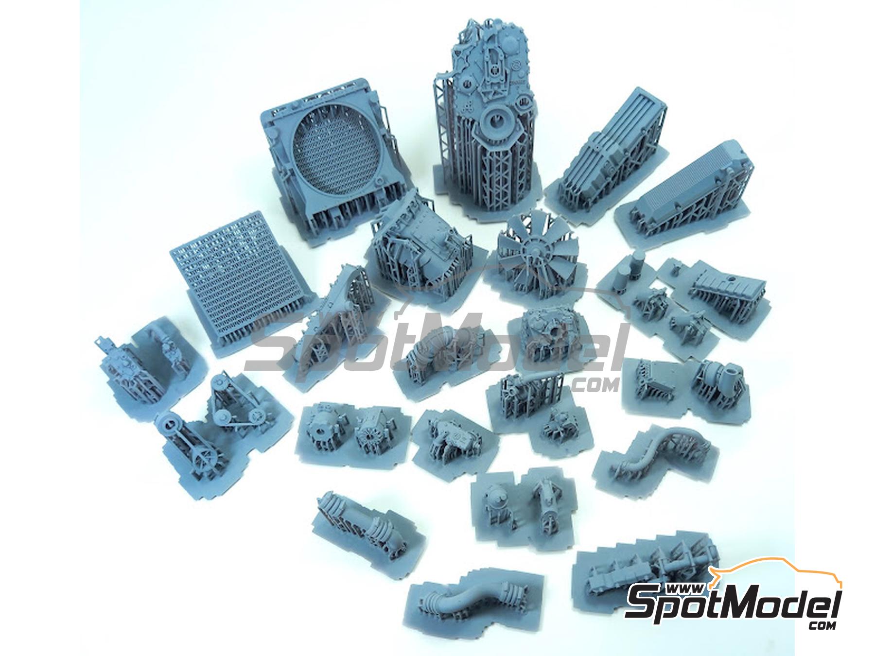 GPmodeling DD60: Engine 1/24 scale - Peterbilt Detroit Diesel Series 60 ...