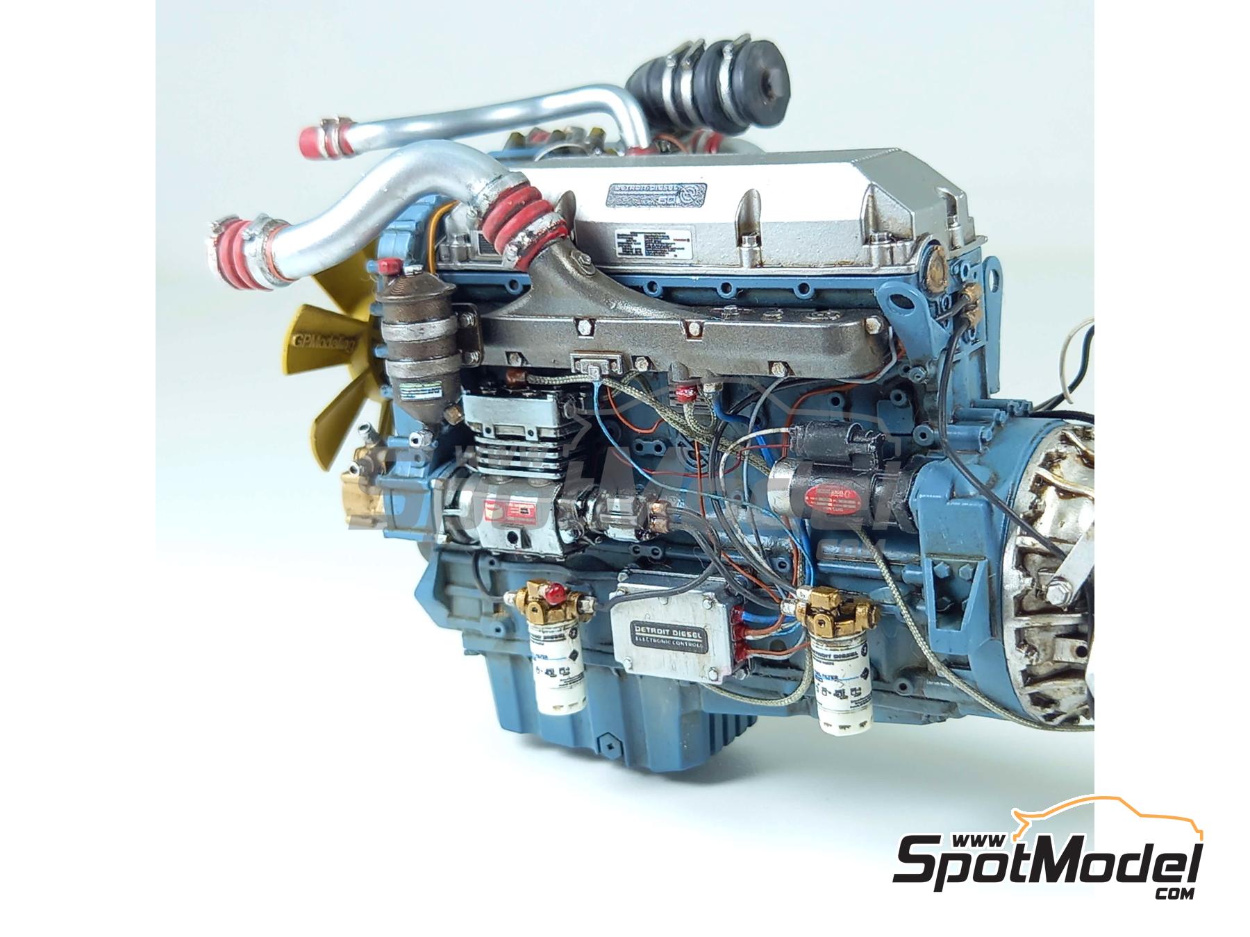 GPmodeling DD60: Engine 1/24 scale - Peterbilt Detroit Diesel Series 60 ...