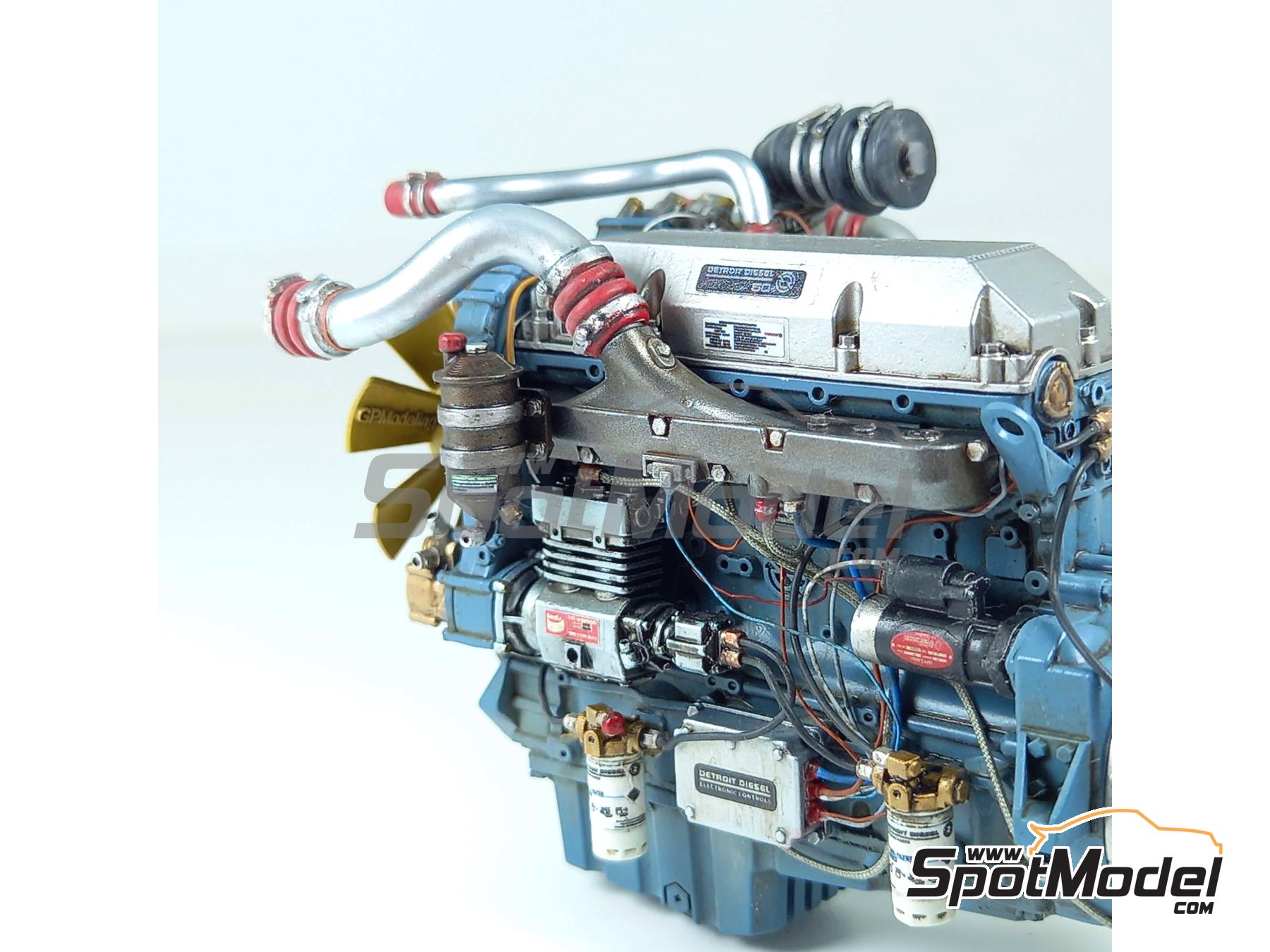 GPmodeling DD60: Engine 1/24 scale - Peterbilt Detroit Diesel Series 60 ...