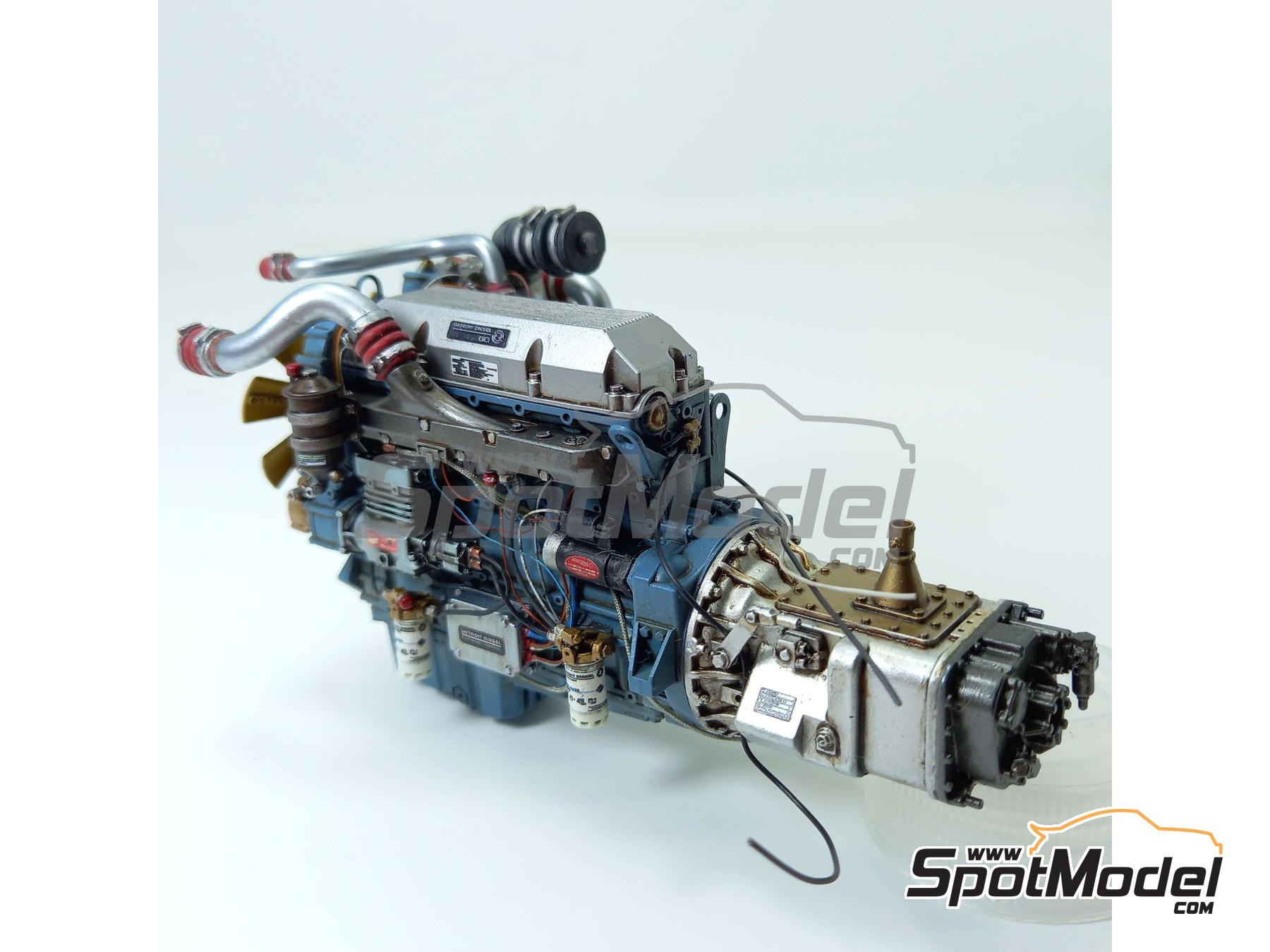 GPmodeling DD60: Engine 1/24 scale - Peterbilt Detroit Diesel Series 60 ...