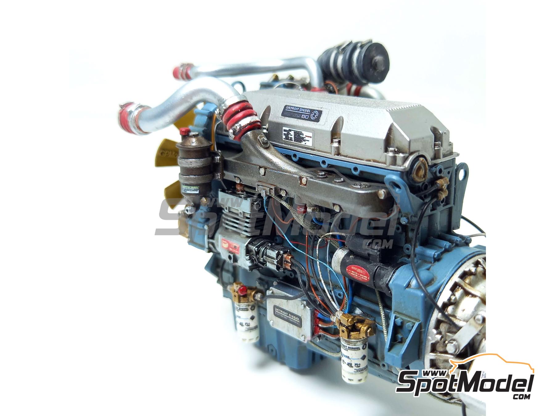 GPmodeling DD60: Engine 1/24 scale - Peterbilt Detroit Diesel Series 60 ...