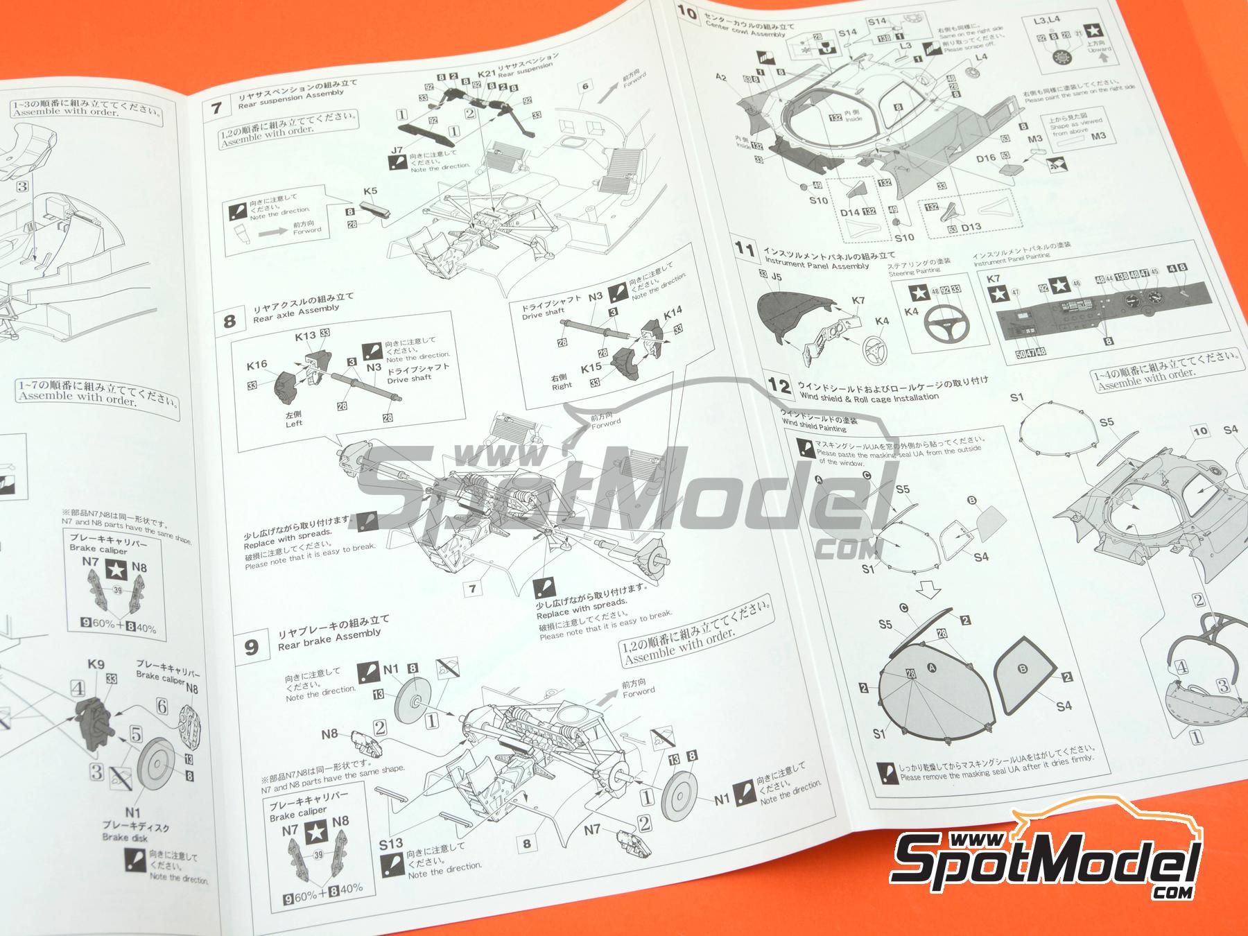 Hasegawa 20474: Car scale model kit 1/24 scale - Nissan R92CP sponsored ...