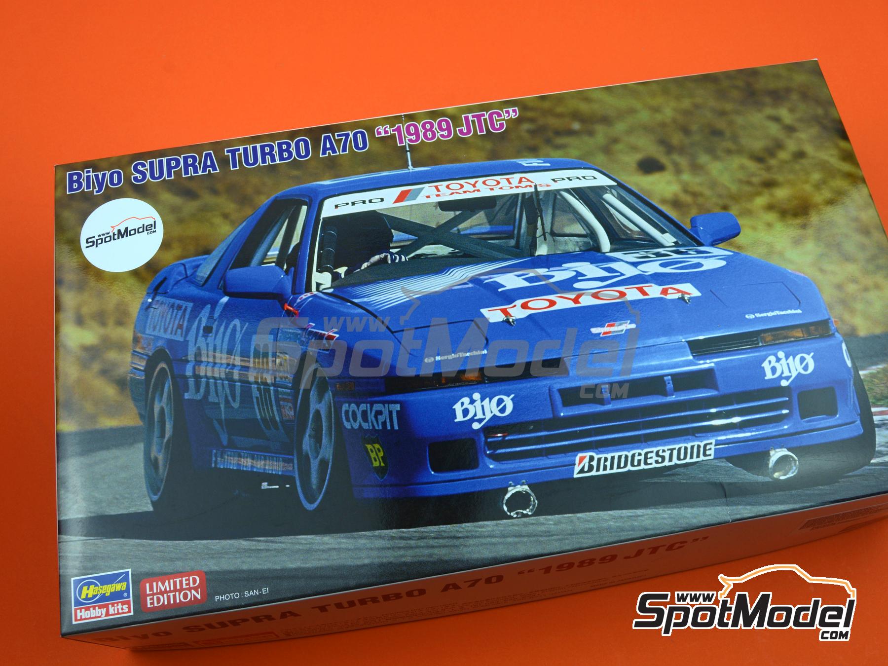 Hasegawa 20519: Car scale model kit 1/24 scale - Toyota Supra Turbo A70 ...