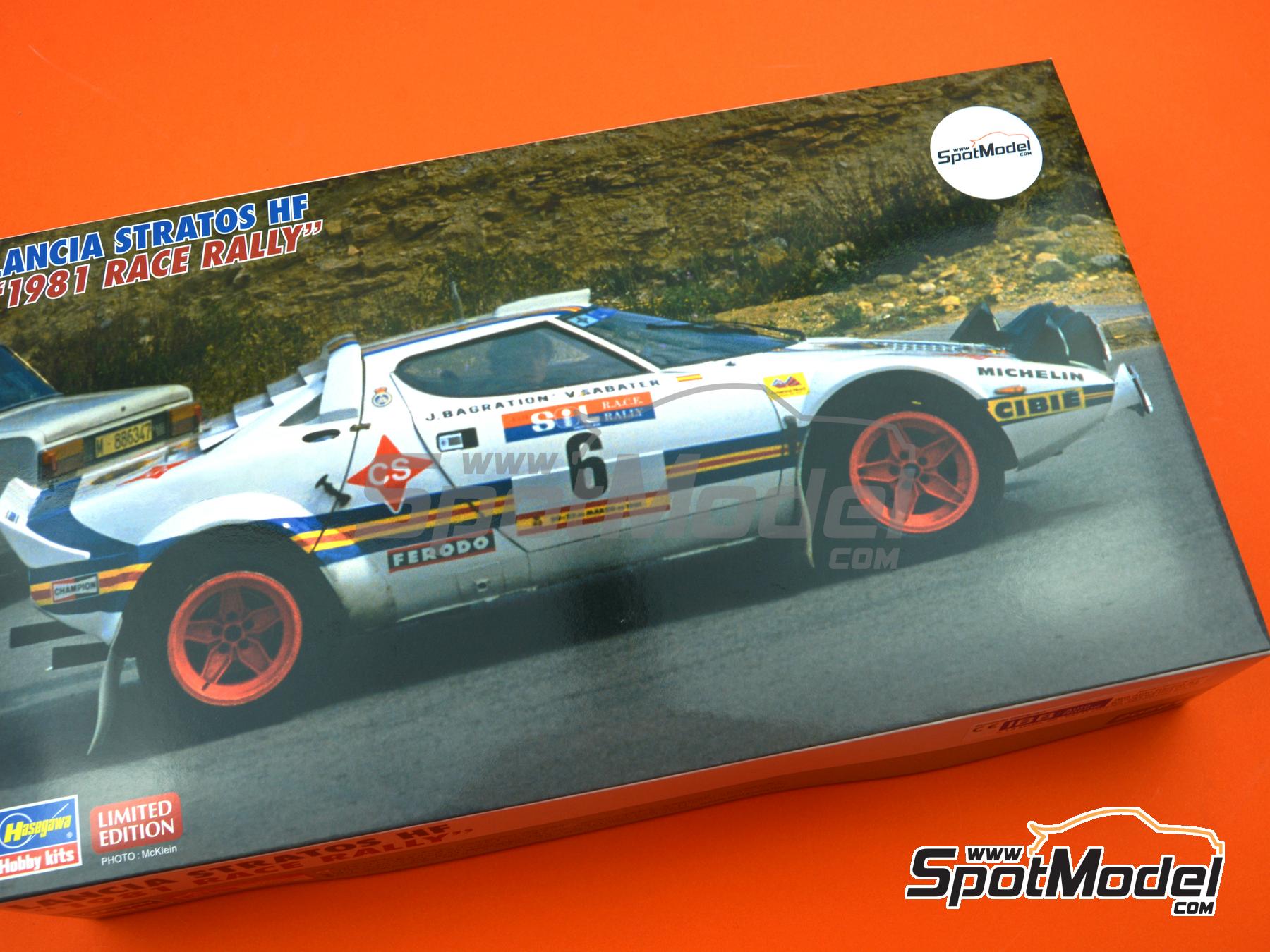 Hasegawa 20561: Car scale model kit 1/24 scale - Lancia Stratos HF ...